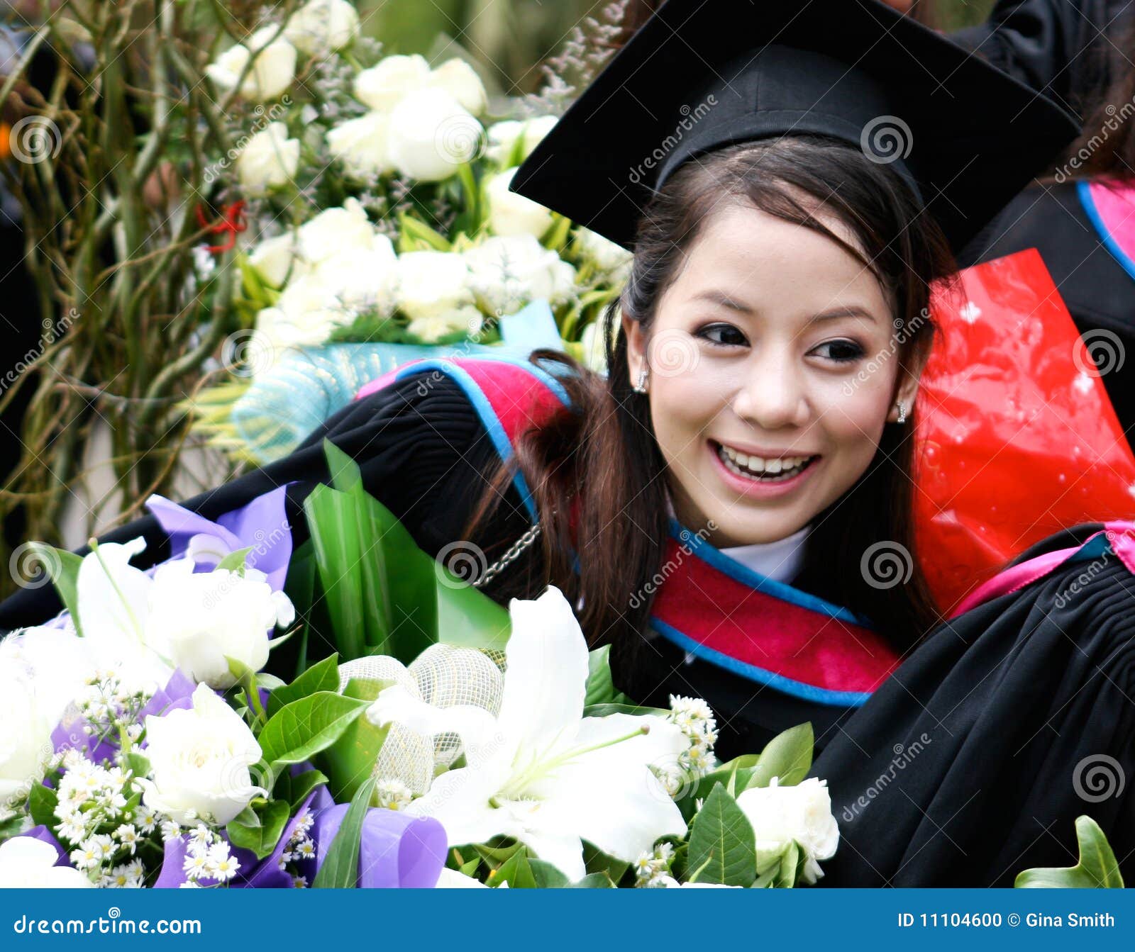 University graduate. stock photo. Image of fashion, asian - 11104600