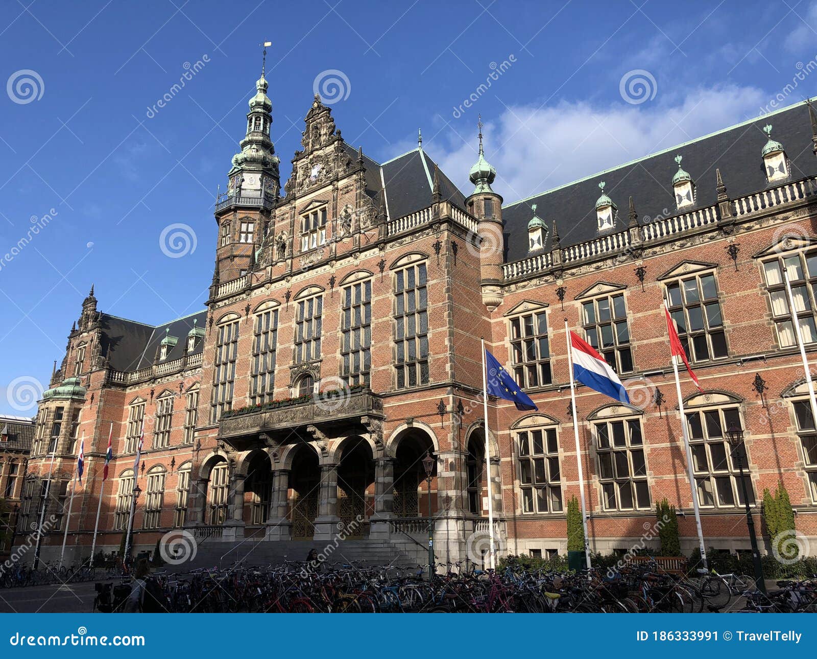 University of Groningen editorial photo. Image of urban - 186333991