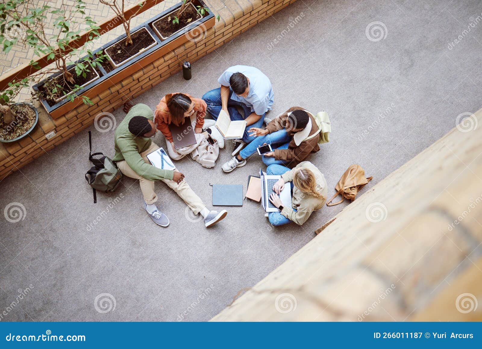 University, Group Collaboration and Students Working on Research ...