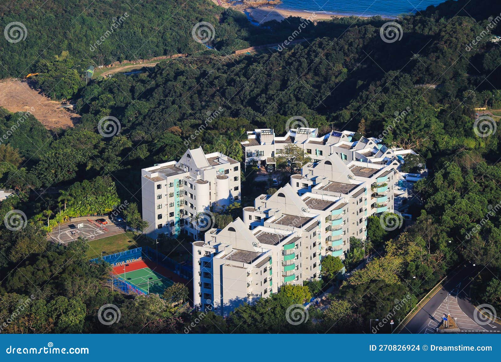The University Hall Residence at the HKUST 1 Dec 2013 Editorial Stock ...