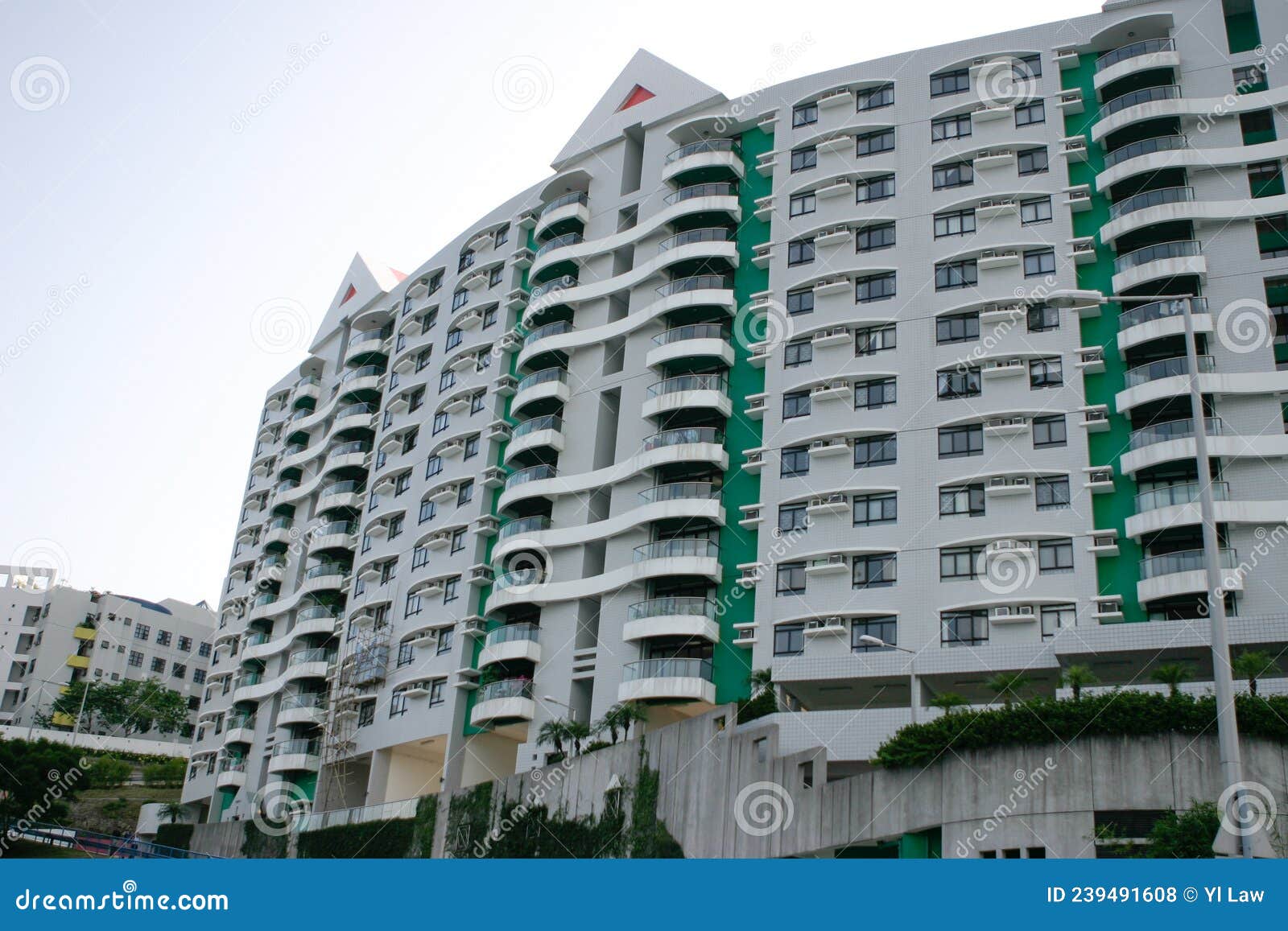 The University Hall Residence at the HKUST 2 Sept 2004 Editorial Stock ...