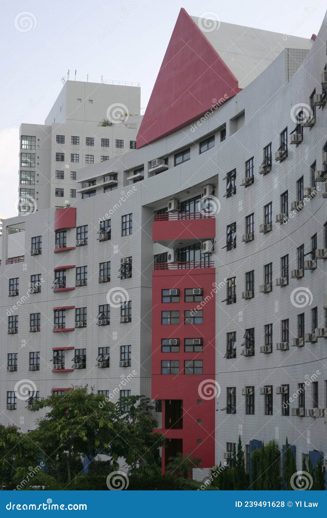 The University Hall Residence at the HKUST 2 Sept 2004 Editorial Stock ...