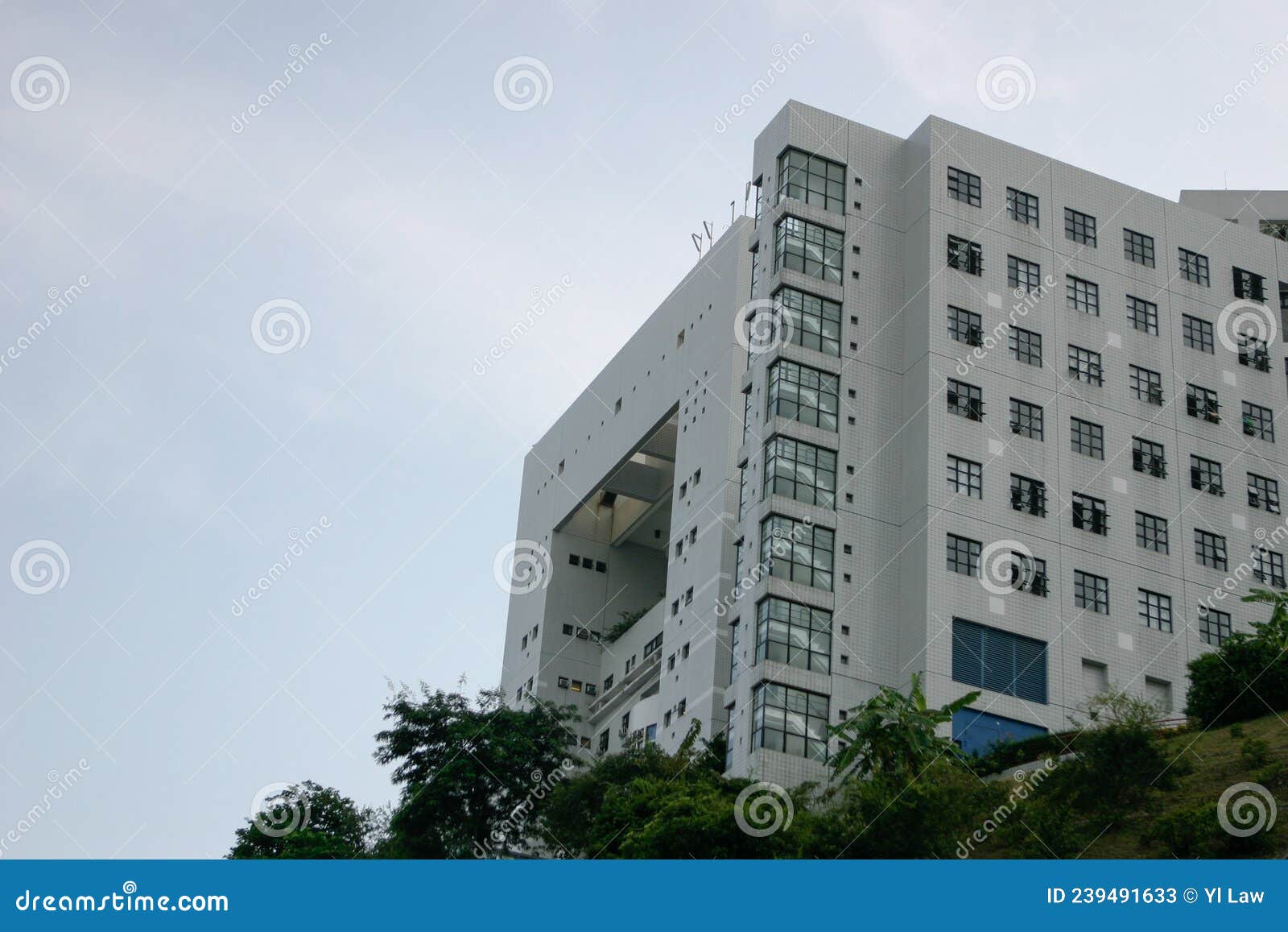 The University Hall Residence at the HKUST 2 Sept 2004 Editorial Stock ...