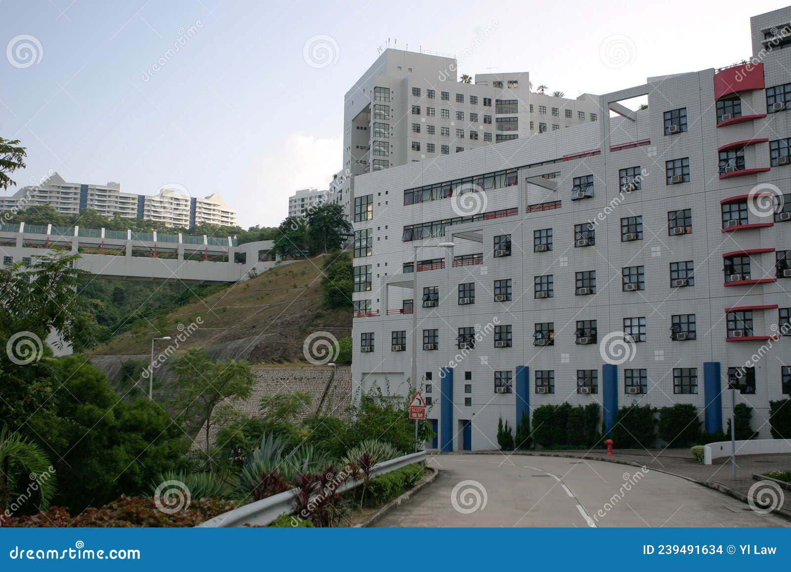The University Hall Residence at the HKUST 2 Sept 2004 Editorial Stock ...