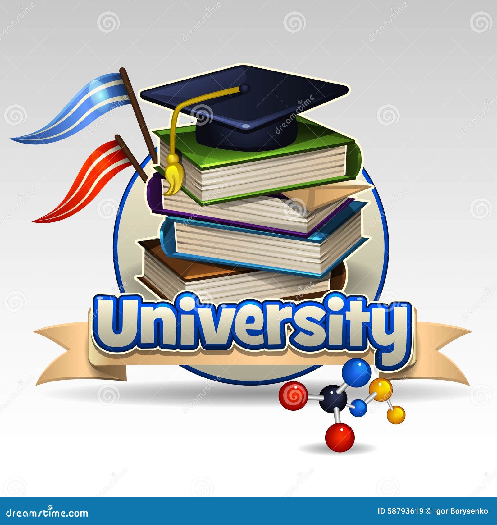 University icon stock vector. Illustration of sign, expertise - 58793619