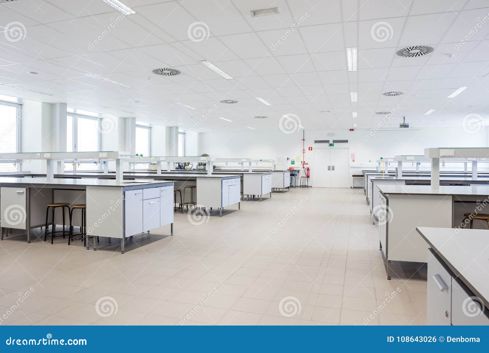 Lab study space stock photo. Image of background, clean - 108643026