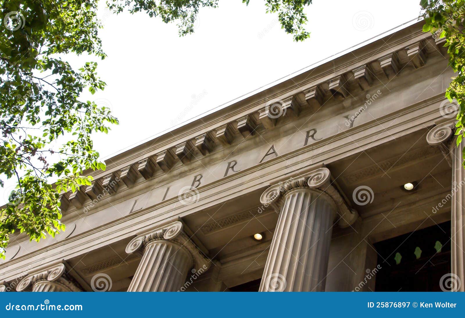 University Library stock image. Image of campus, pillars - 25876897