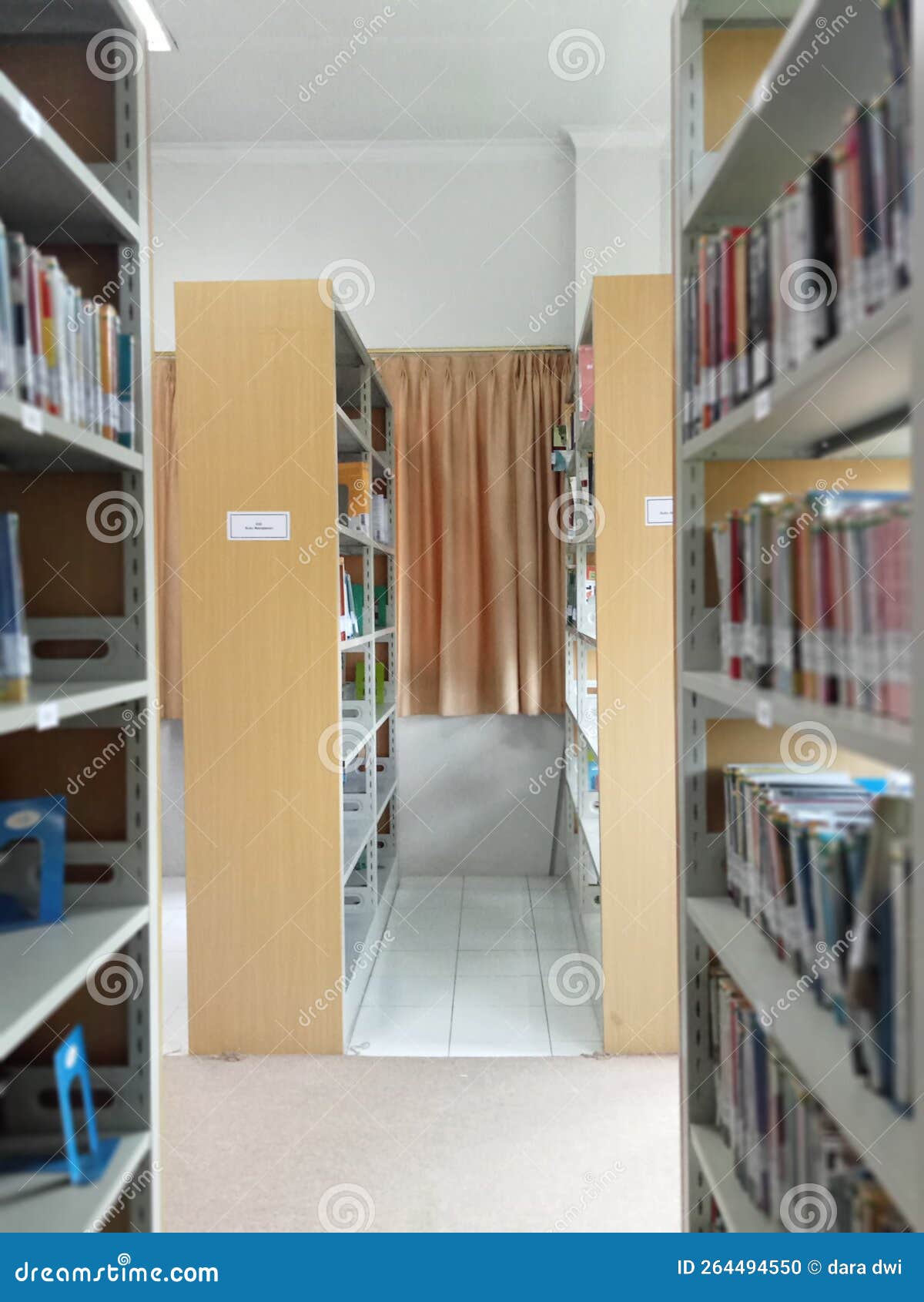 University library aisle stock photo. Image of knowledge - 264494550