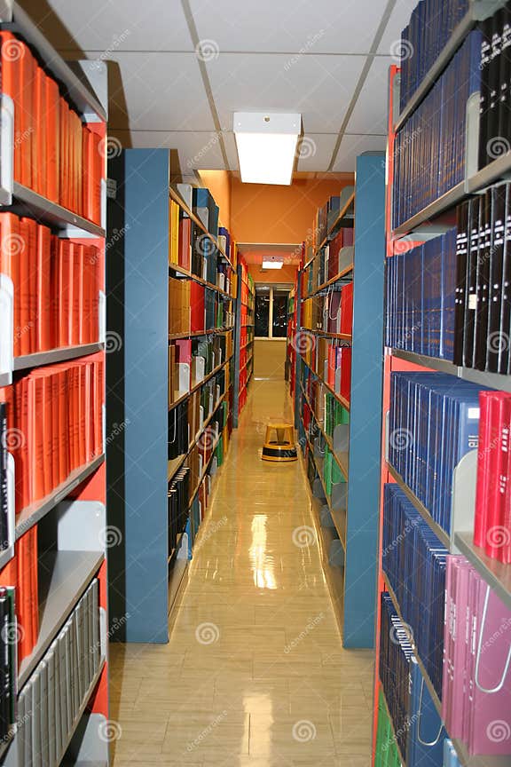University Library Shelves stock photo. Image of school - 2344510