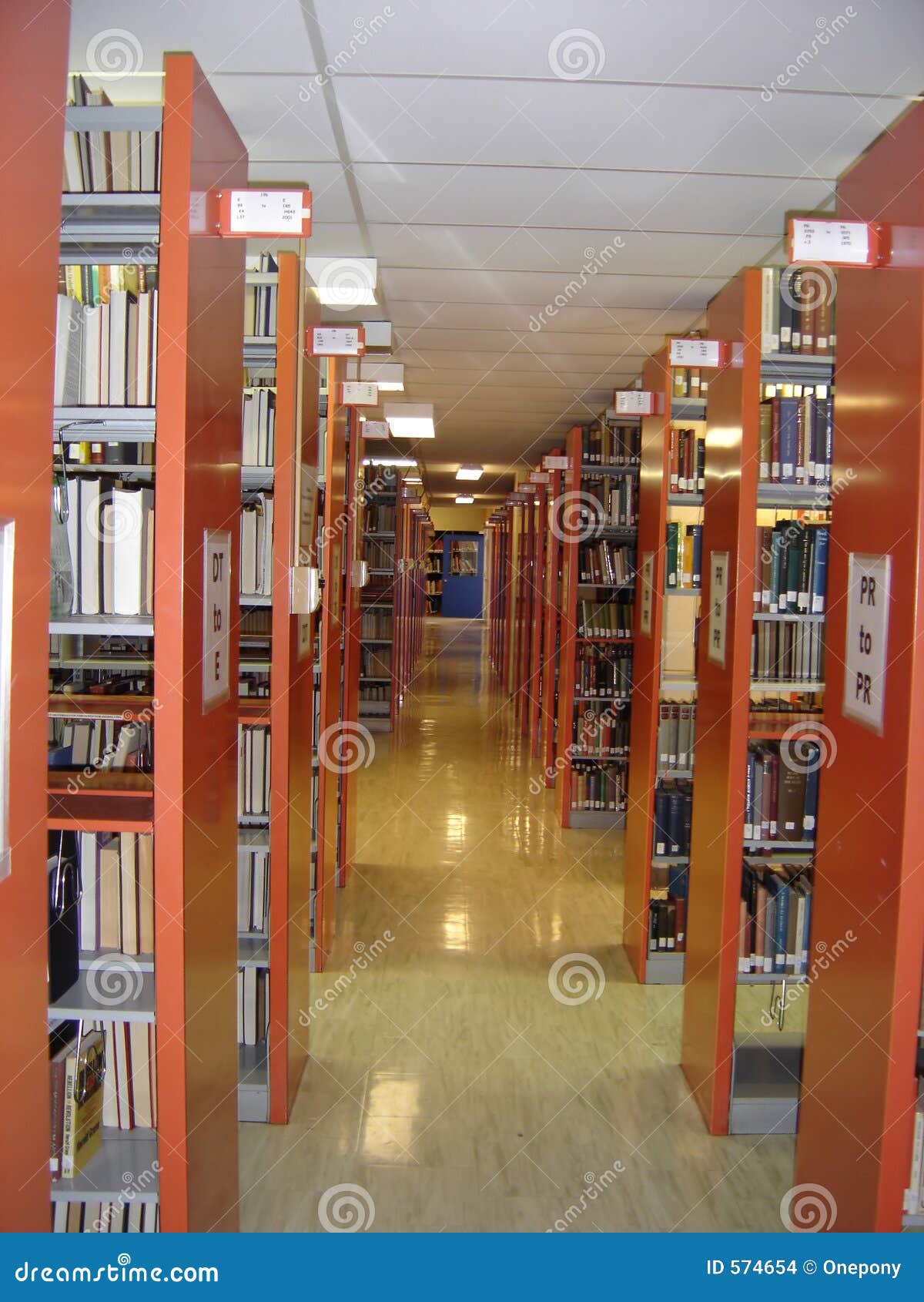University Library Shelves stock photo. Image of read, reading - 574654