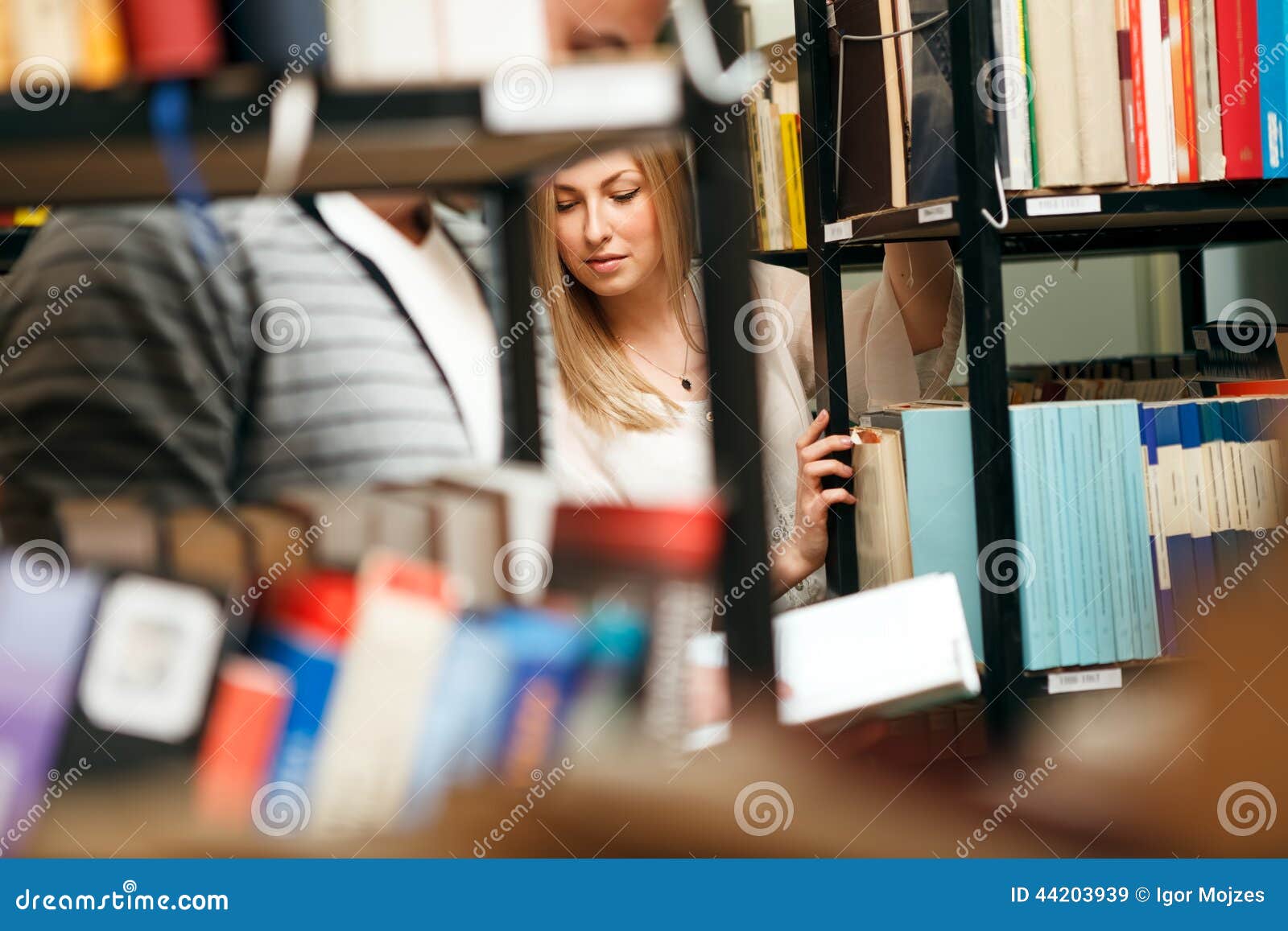 University library stock image. Image of colleagues, college - 44203939