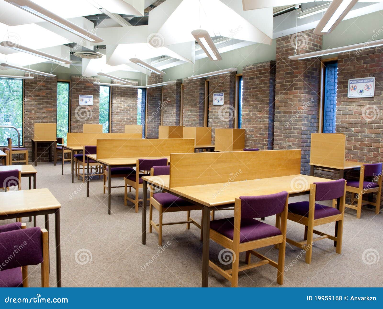 University Library Study Area Royalty Free Stock Photos - Image: 19959168