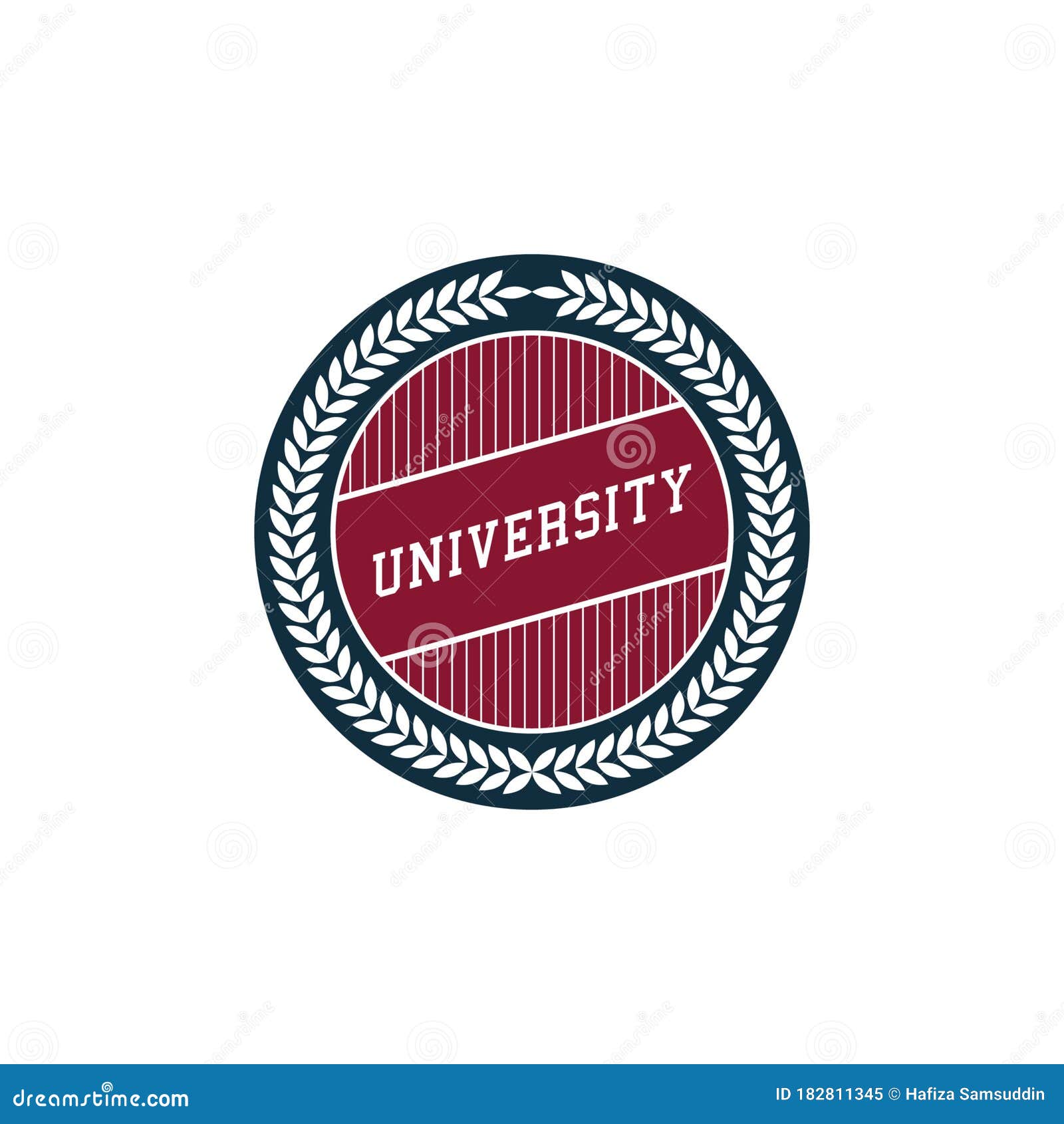University logo design stock vector. Illustration of institution ...