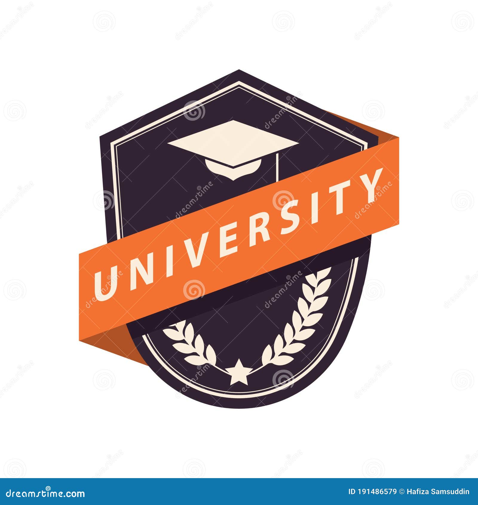 University Logo Element. Vector Illustration Decorative Design Stock ...
