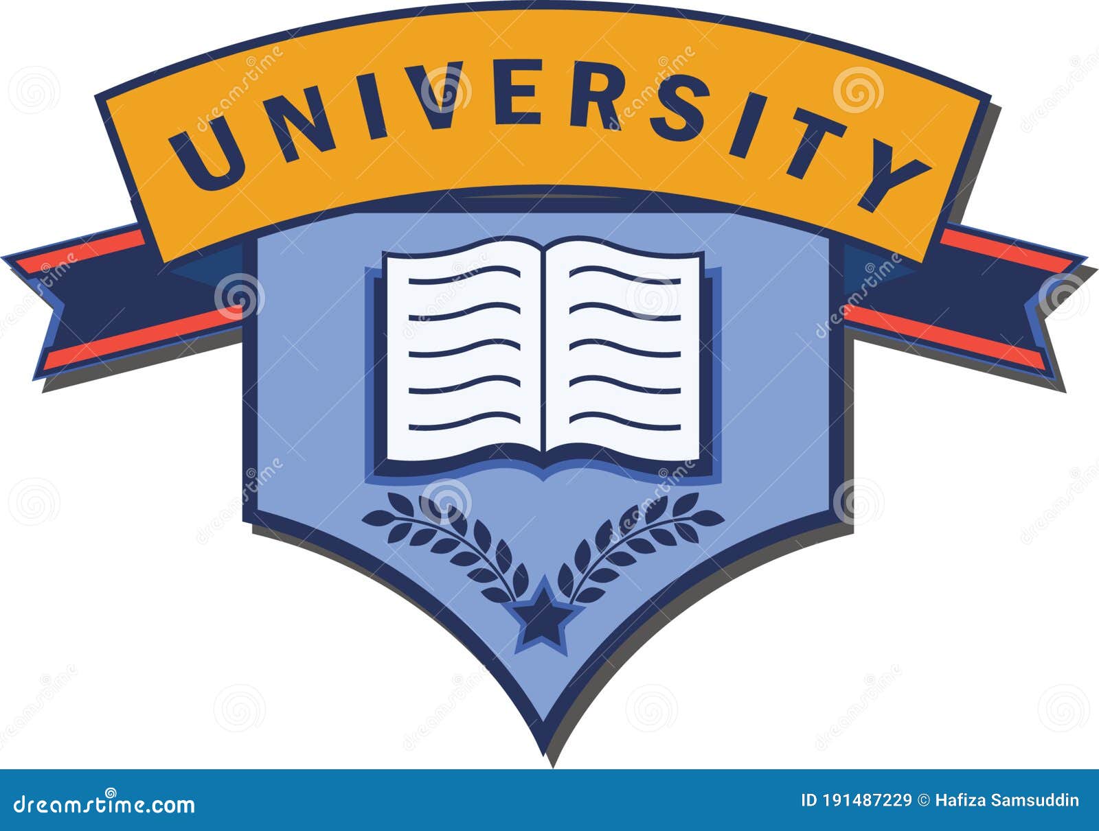 University Logo Element. Vector Illustration Decorative Design Stock ...