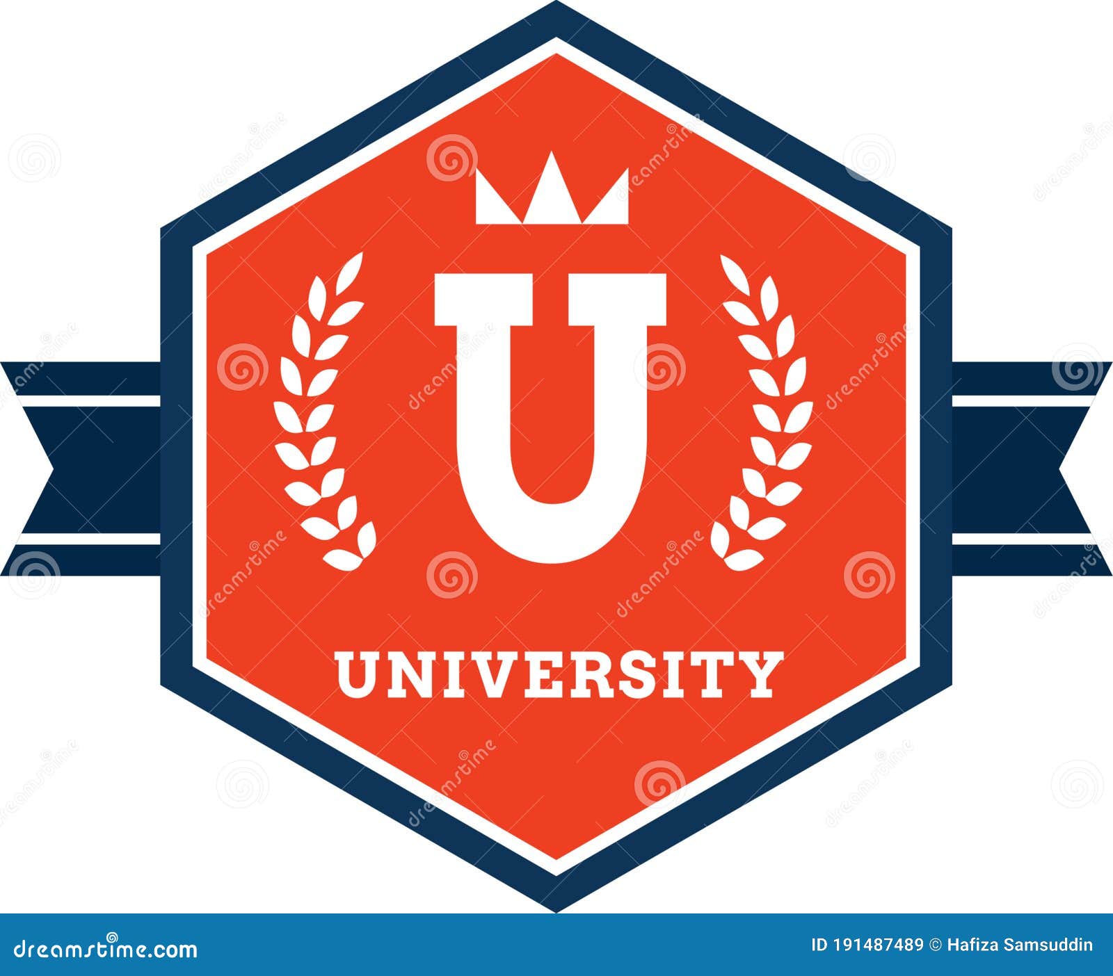 University Logo Element. Vector Illustration Decorative Design Stock ...
