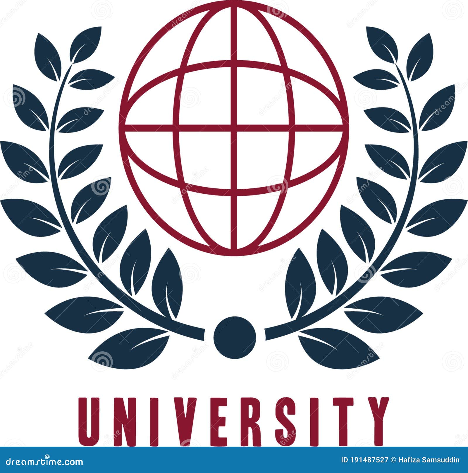University Logo Element. Vector Illustration Decorative Design Stock ...