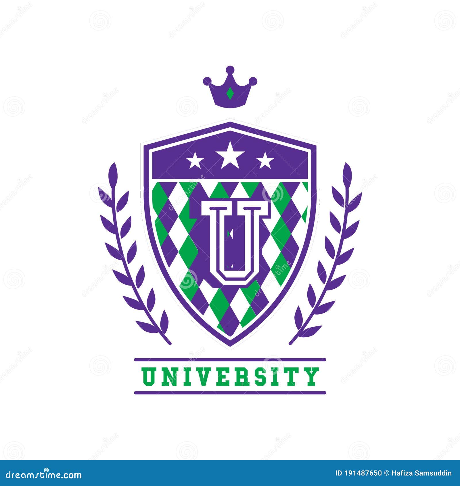 University Logo Element. Vector Illustration Decorative Design Stock ...