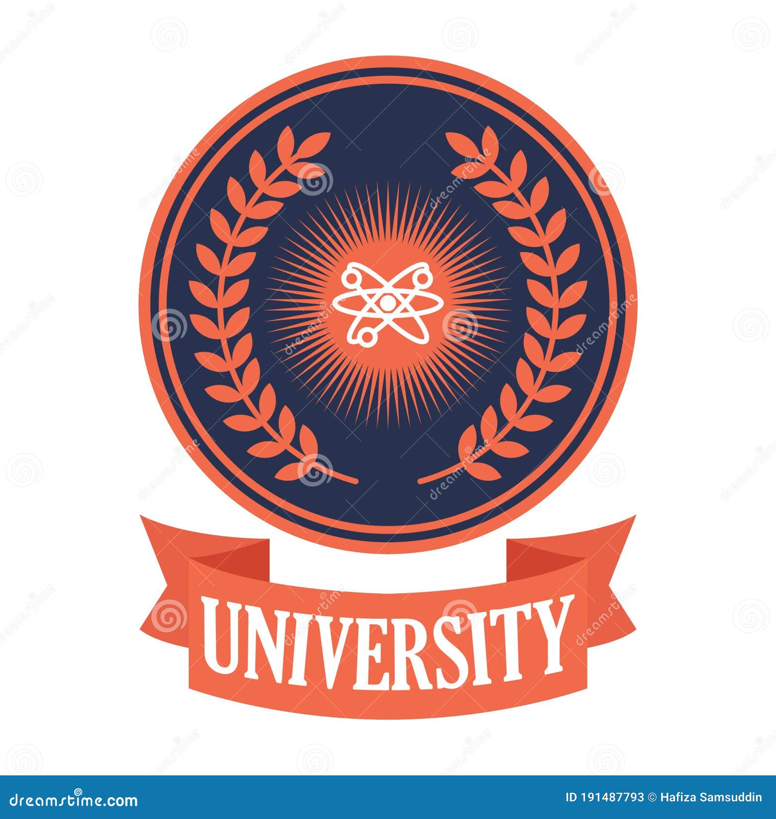 University Logo Element. Vector Illustration Decorative Design Stock ...