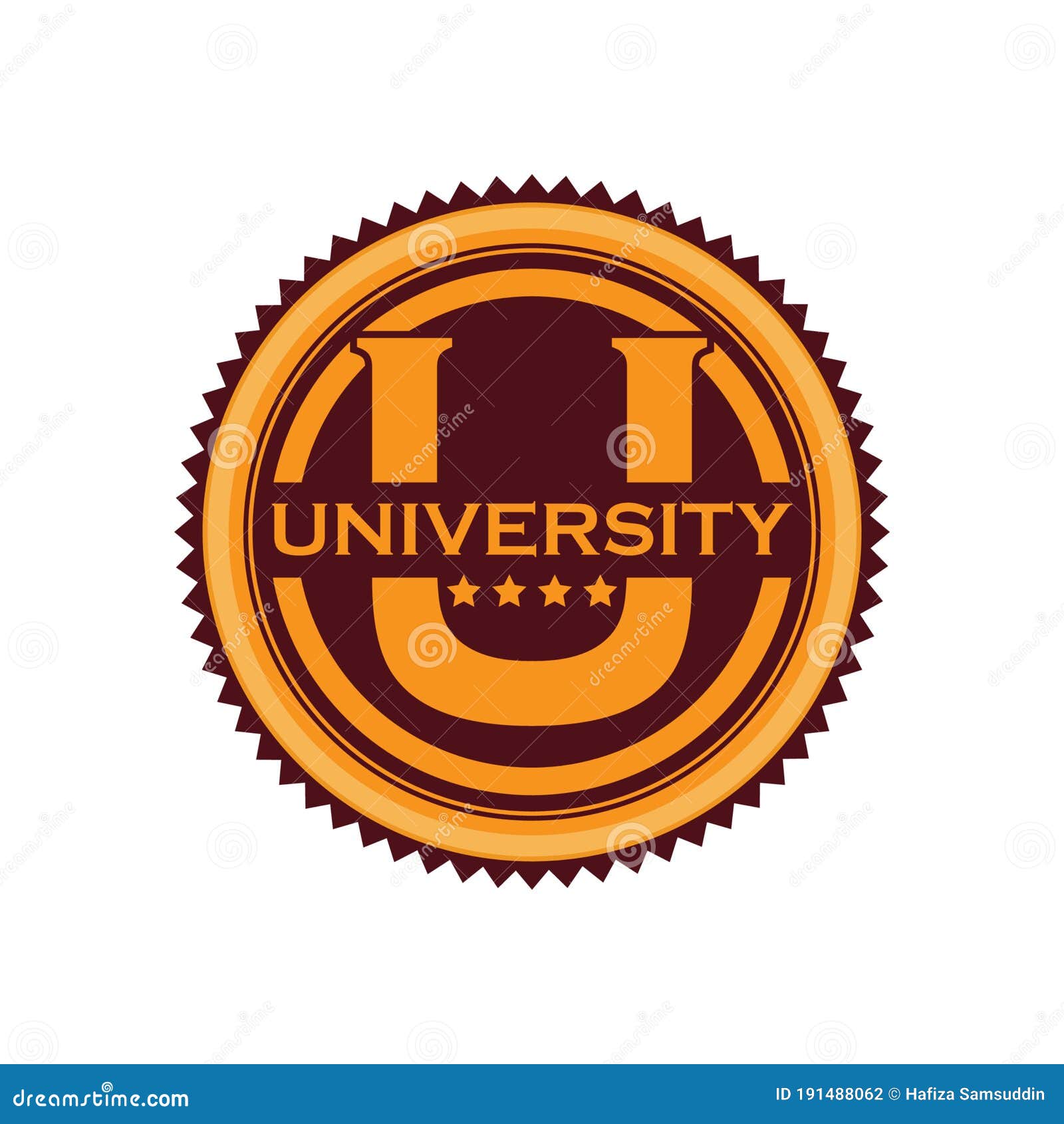 University Logo Element. Vector Illustration Decorative Design Stock ...
