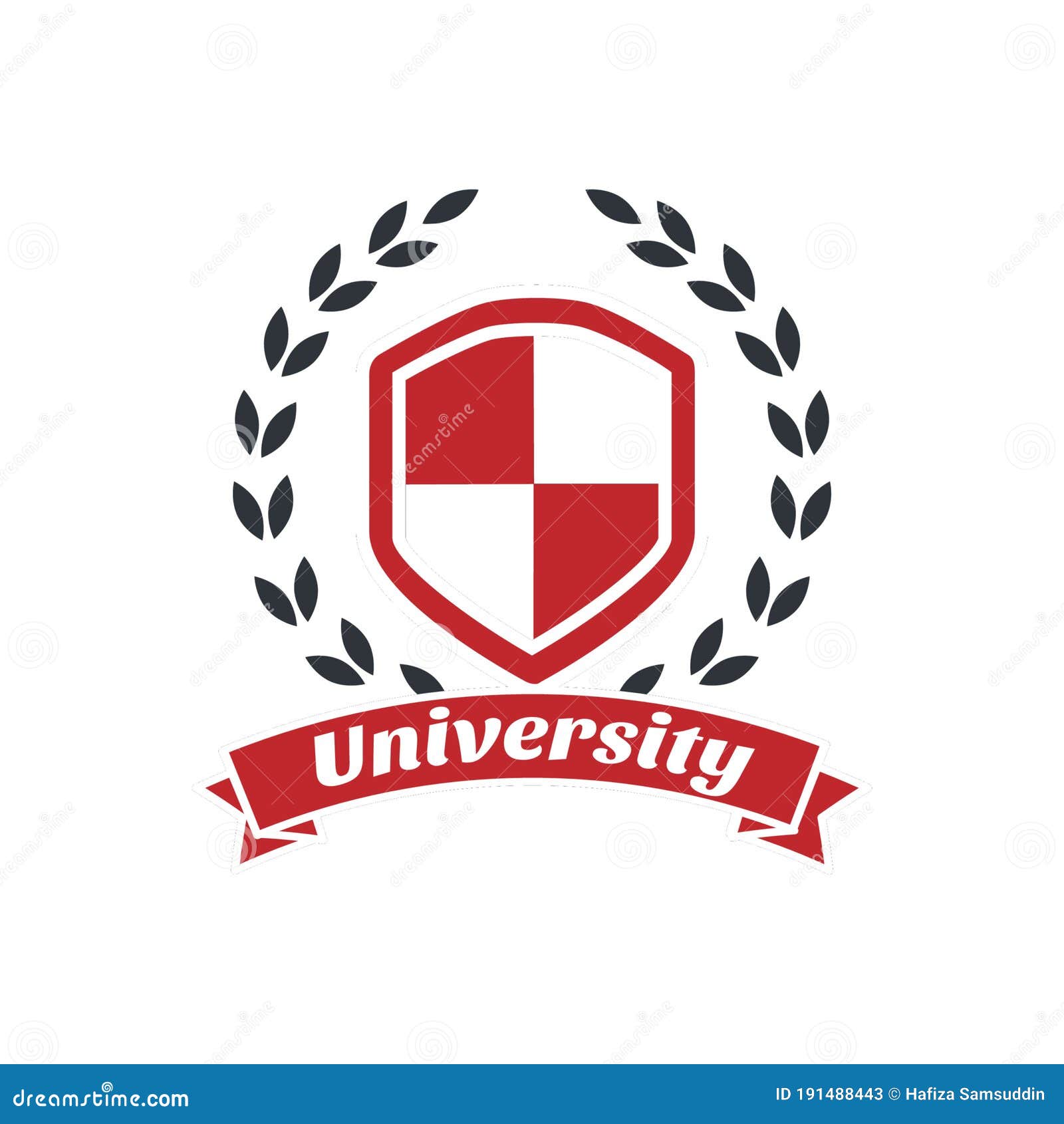 University Logo Element. Vector Illustration Decorative Design Stock ...