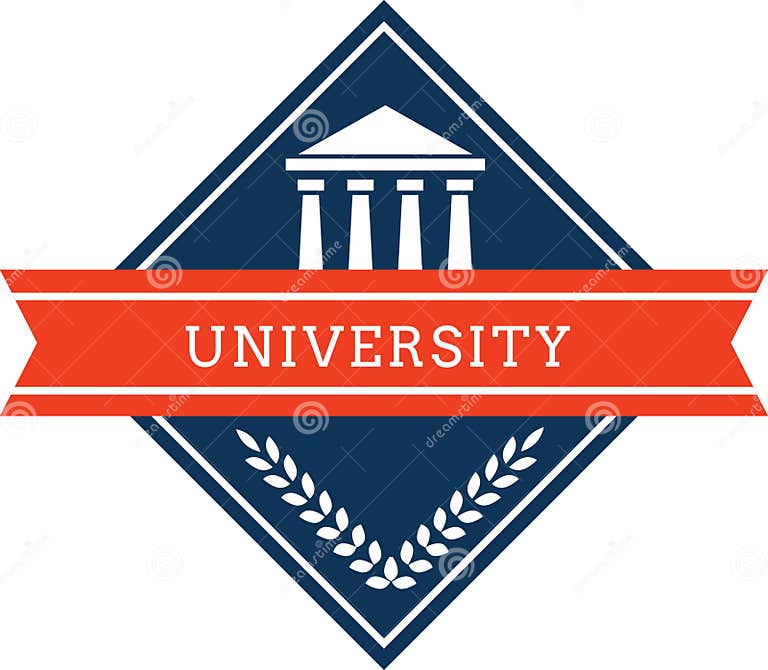 University Logo Element. Vector Illustration Decorative Design Stock ...