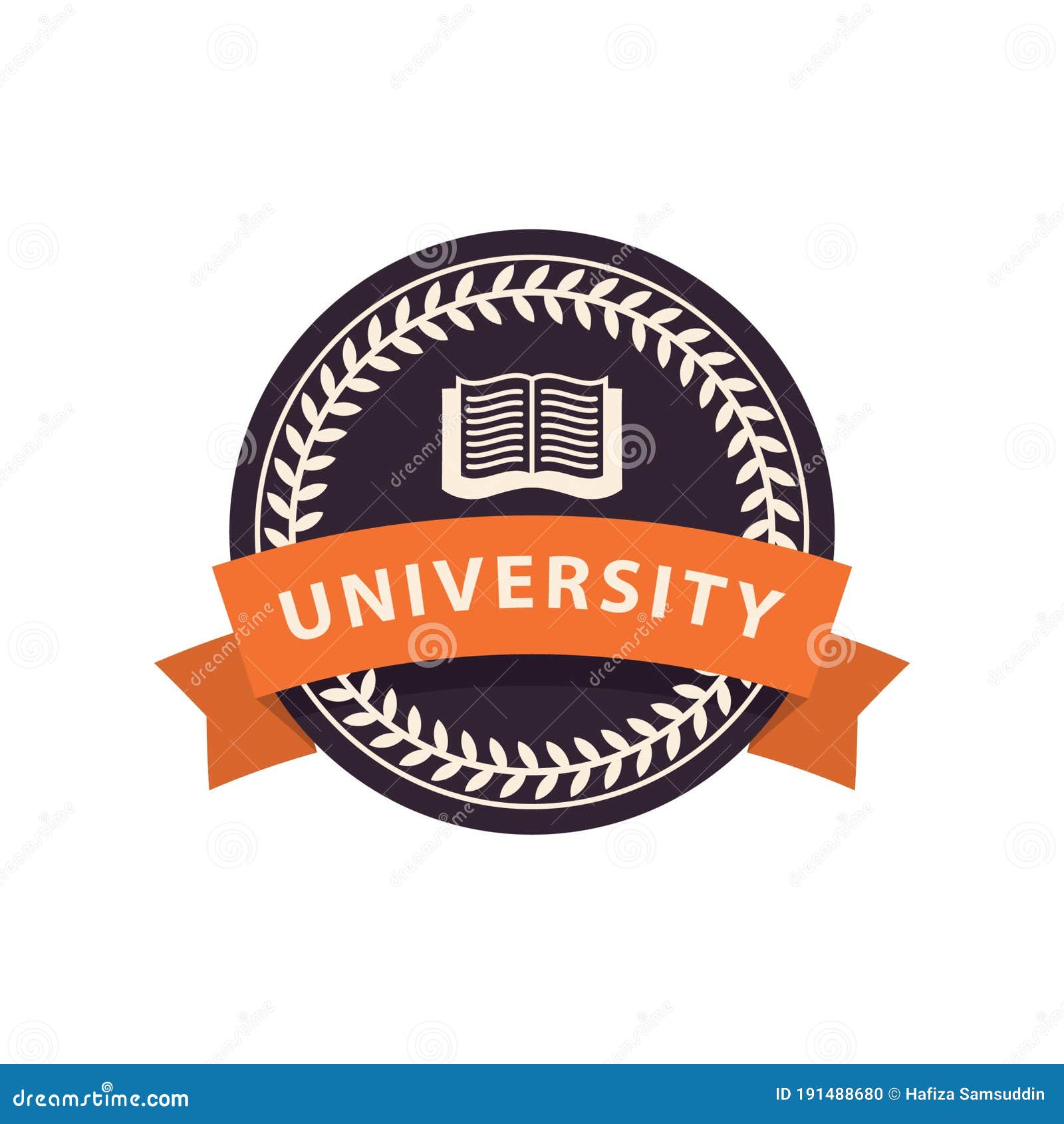 University Logo Element. Vector Illustration Decorative Design Stock ...