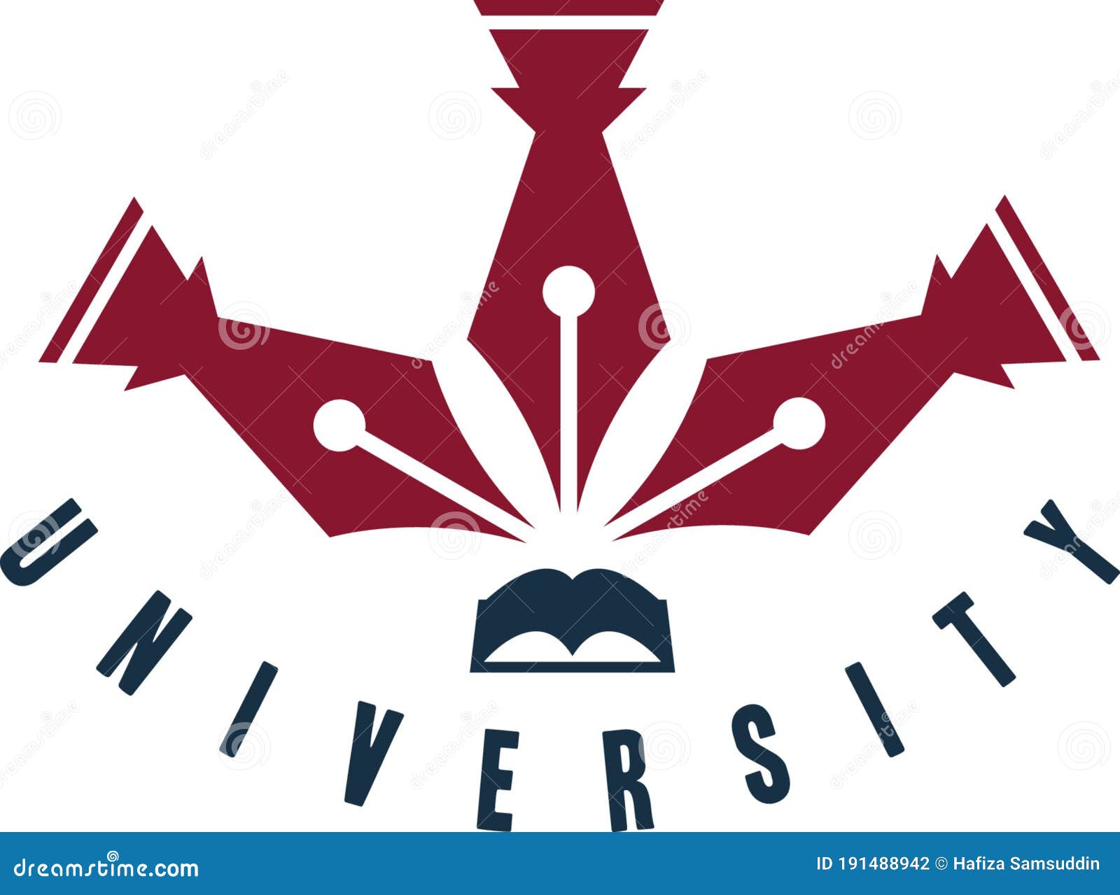 University Logo Element. Vector Illustration Decorative Design Stock ...