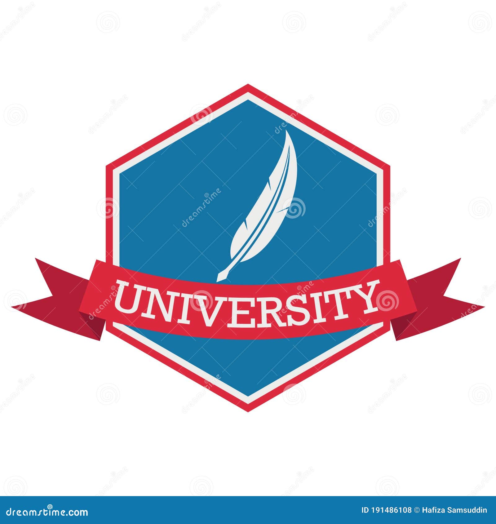 University Logo Element. Vector Illustration Decorative Design Stock ...