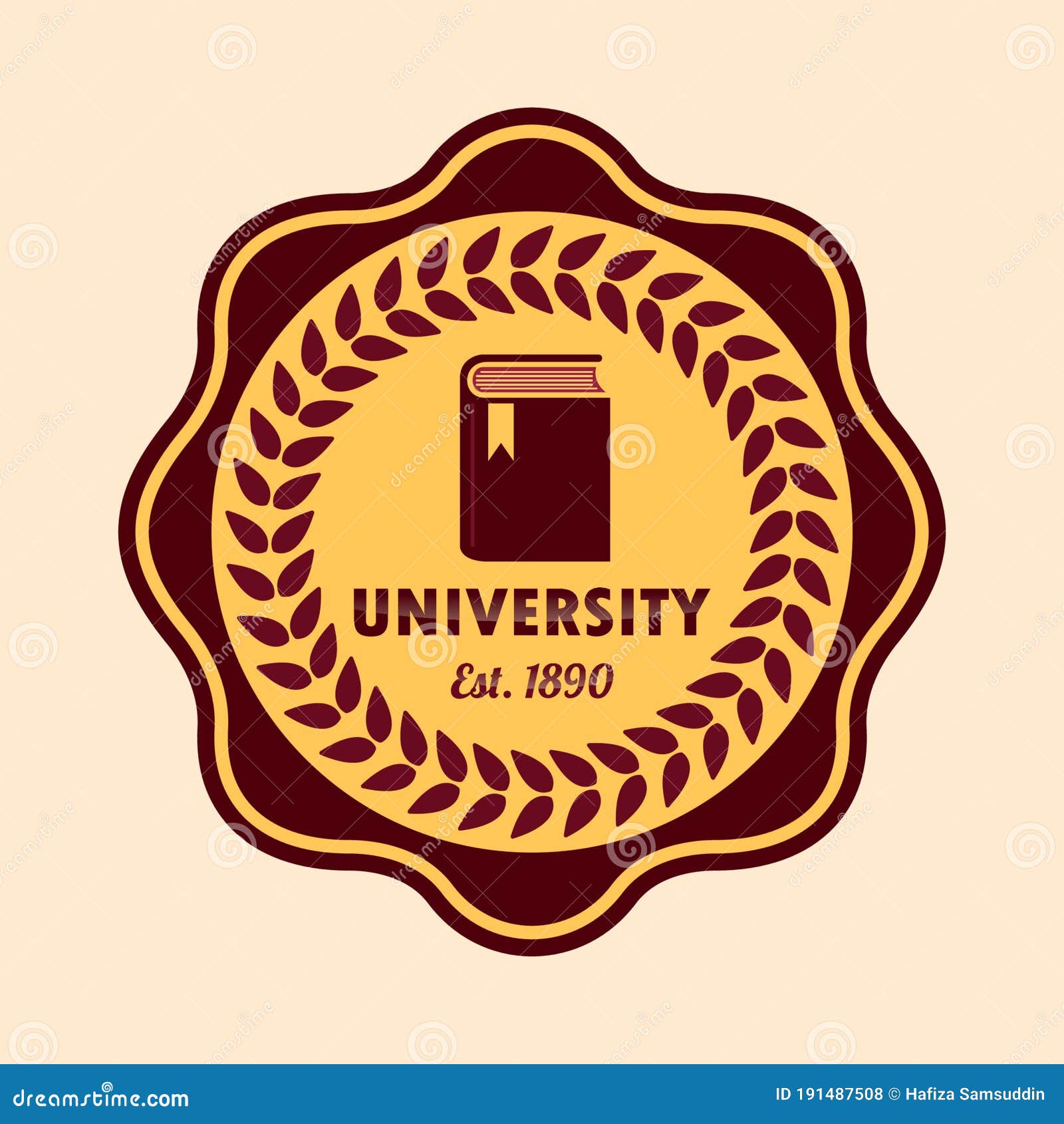 University Logo Element. Vector Illustration Decorative Design Stock ...