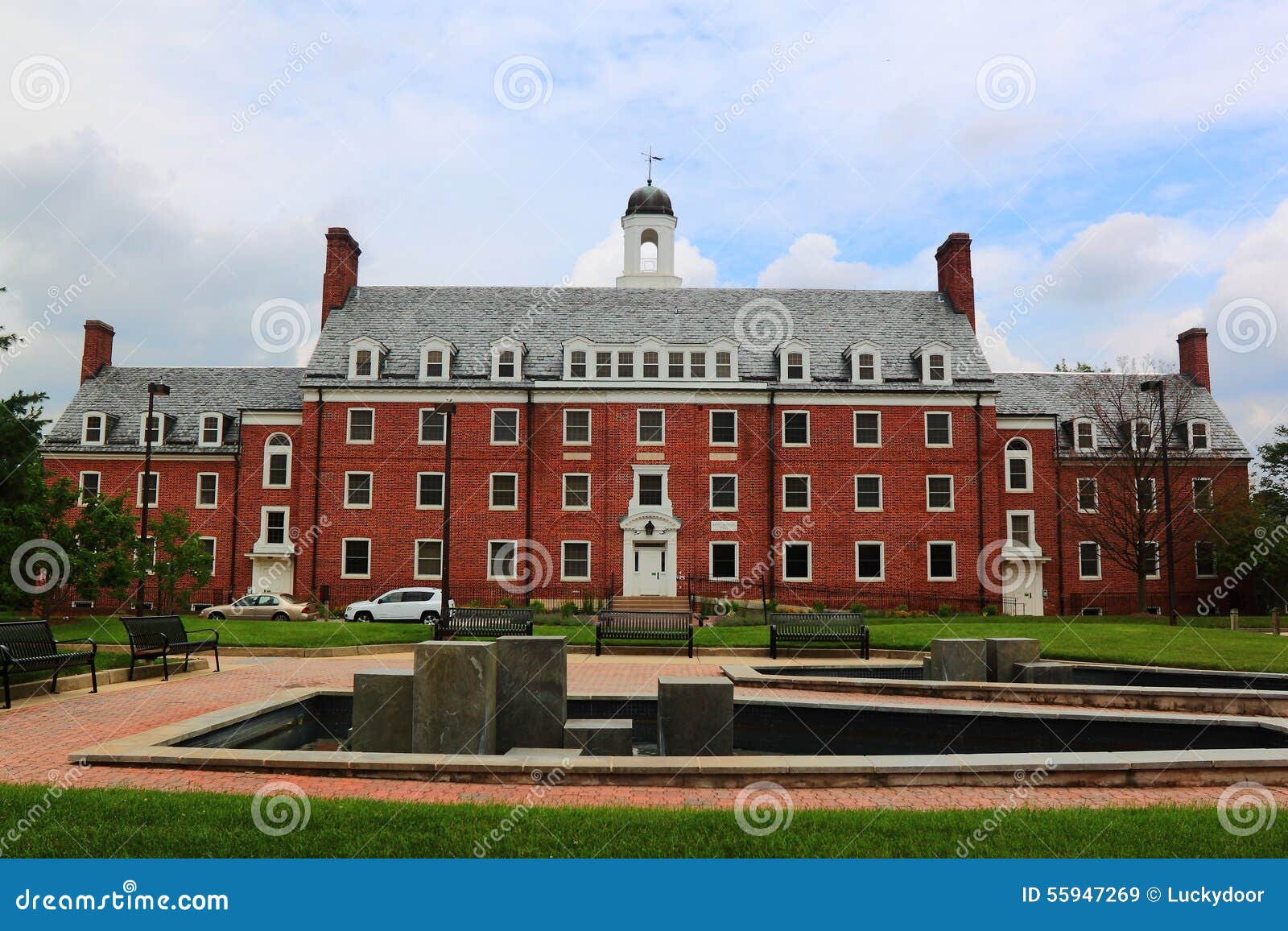 University of Maryland Campus Building Editorial Stock Image - Image of ...