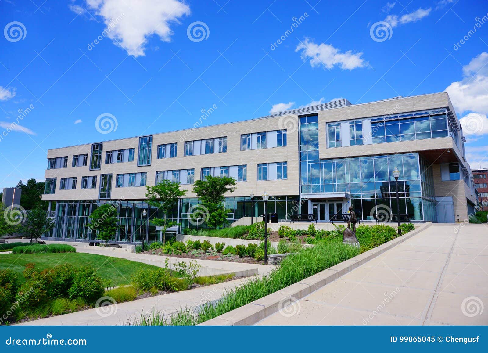 University of Massachusetts Amherst Stock Image - Image of amherst ...