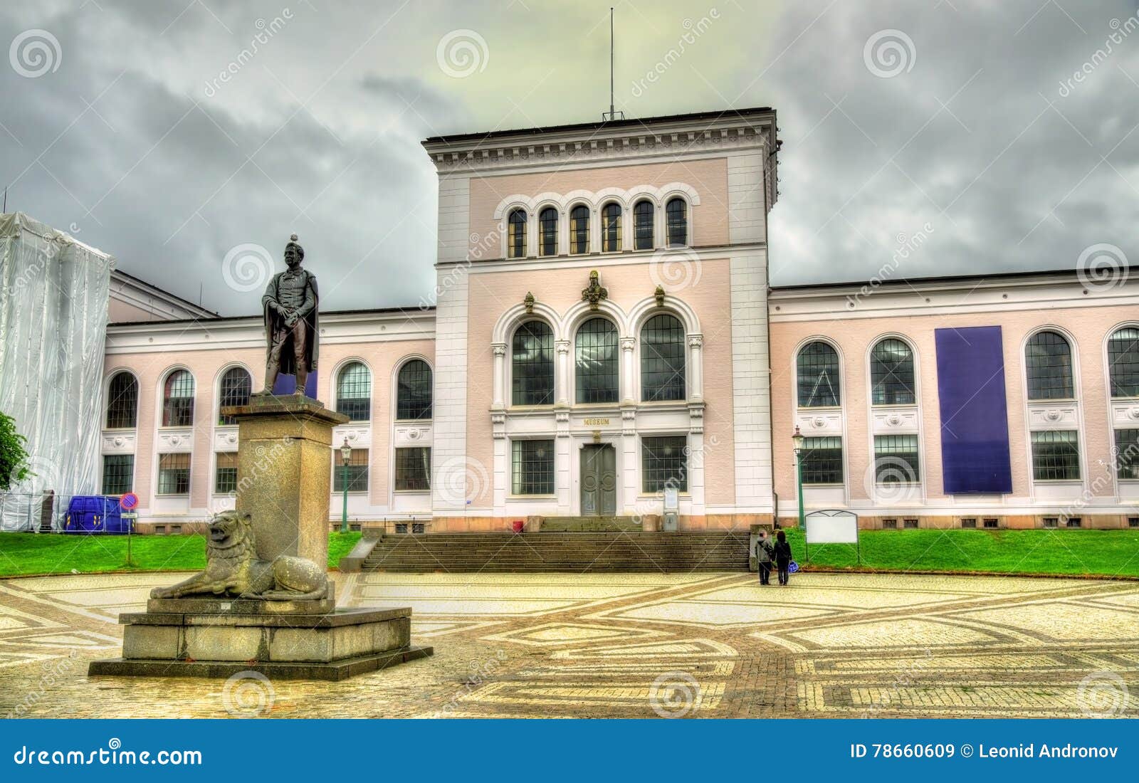 University Museum of Bergen - Norway Editorial Stock Image - Image of ...