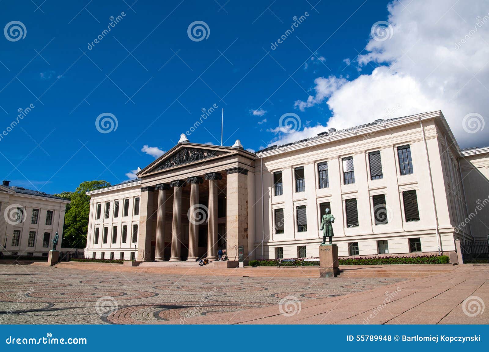 University of Oslo, Norway stock photo. Image of architecture - 55789948