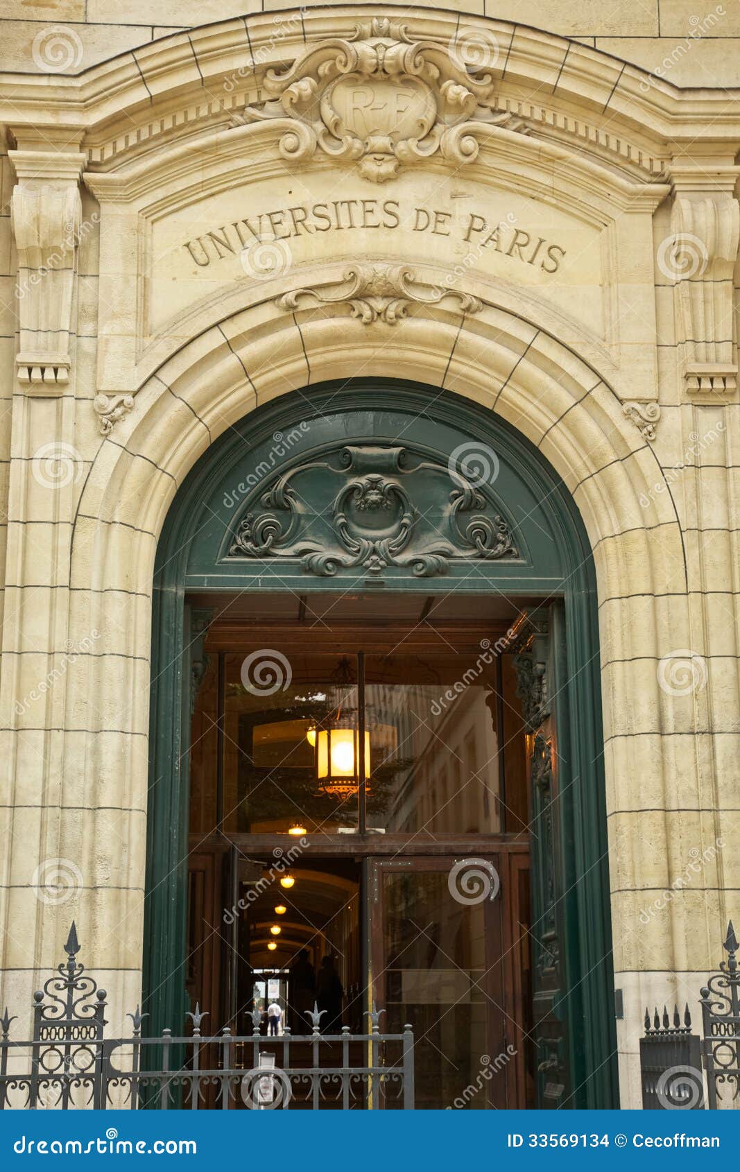 University of Paris stock photo. Image of france, crest - 33569134