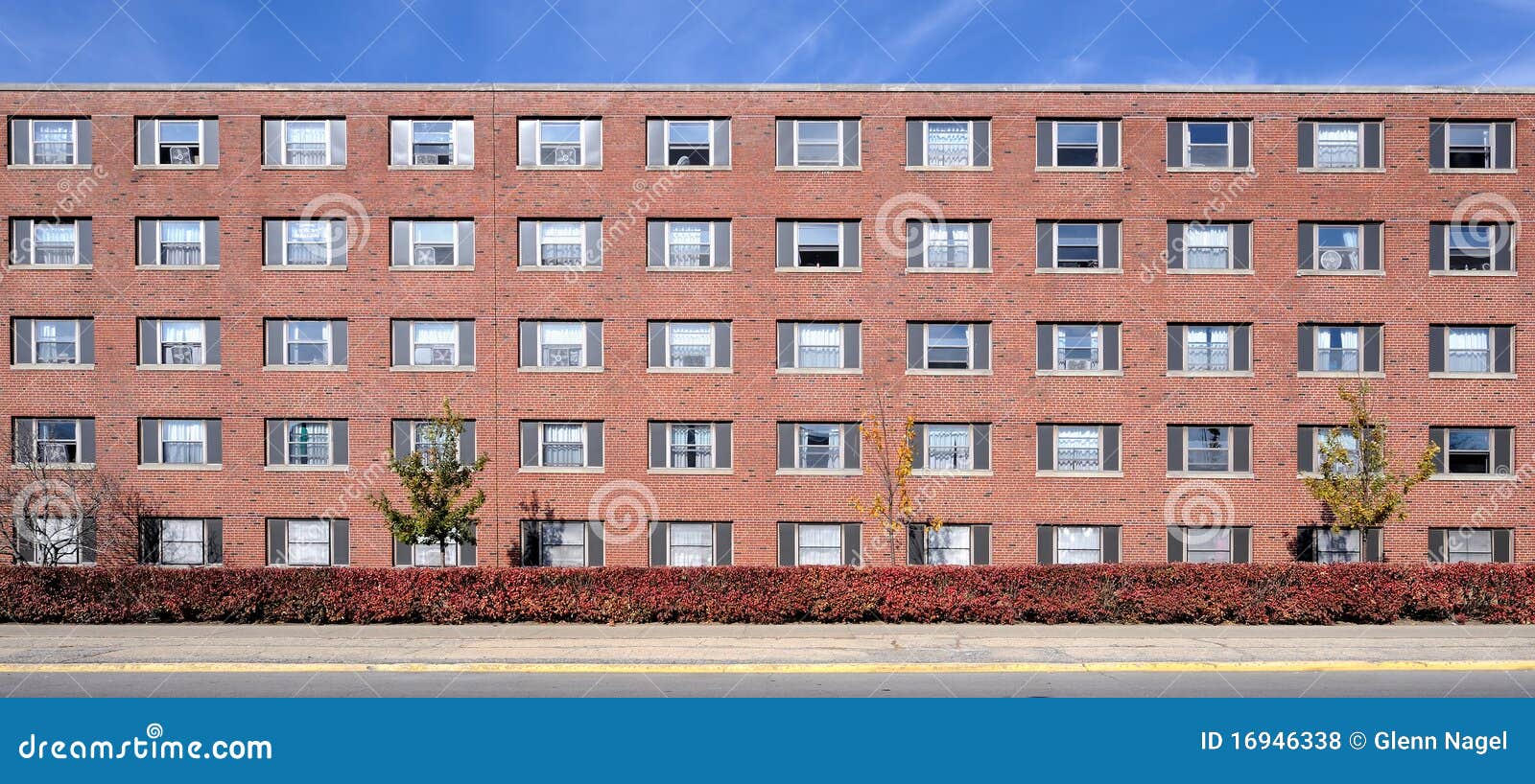 University residence halls stock photo. Image of outside - 16946338