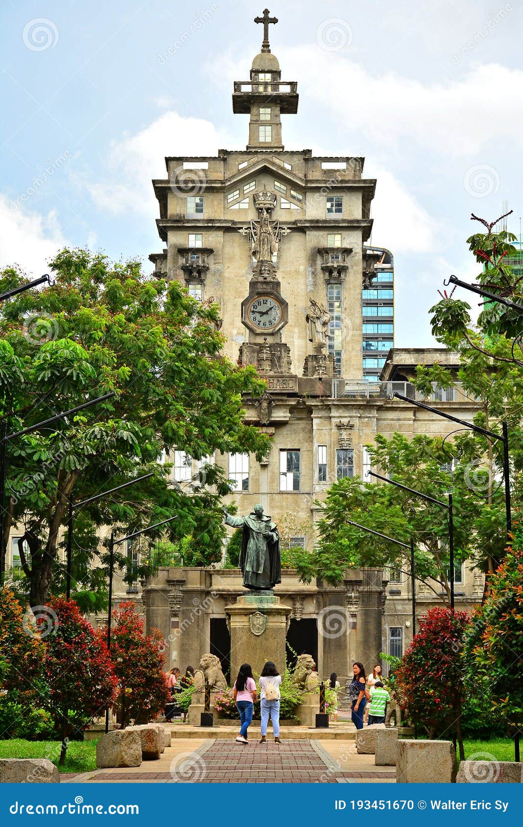 University Of Santo Tomas Main Building Facade In Manila, Philippines ... University Of Santo Tomas Main Building Facade In Manila, Philippines ...