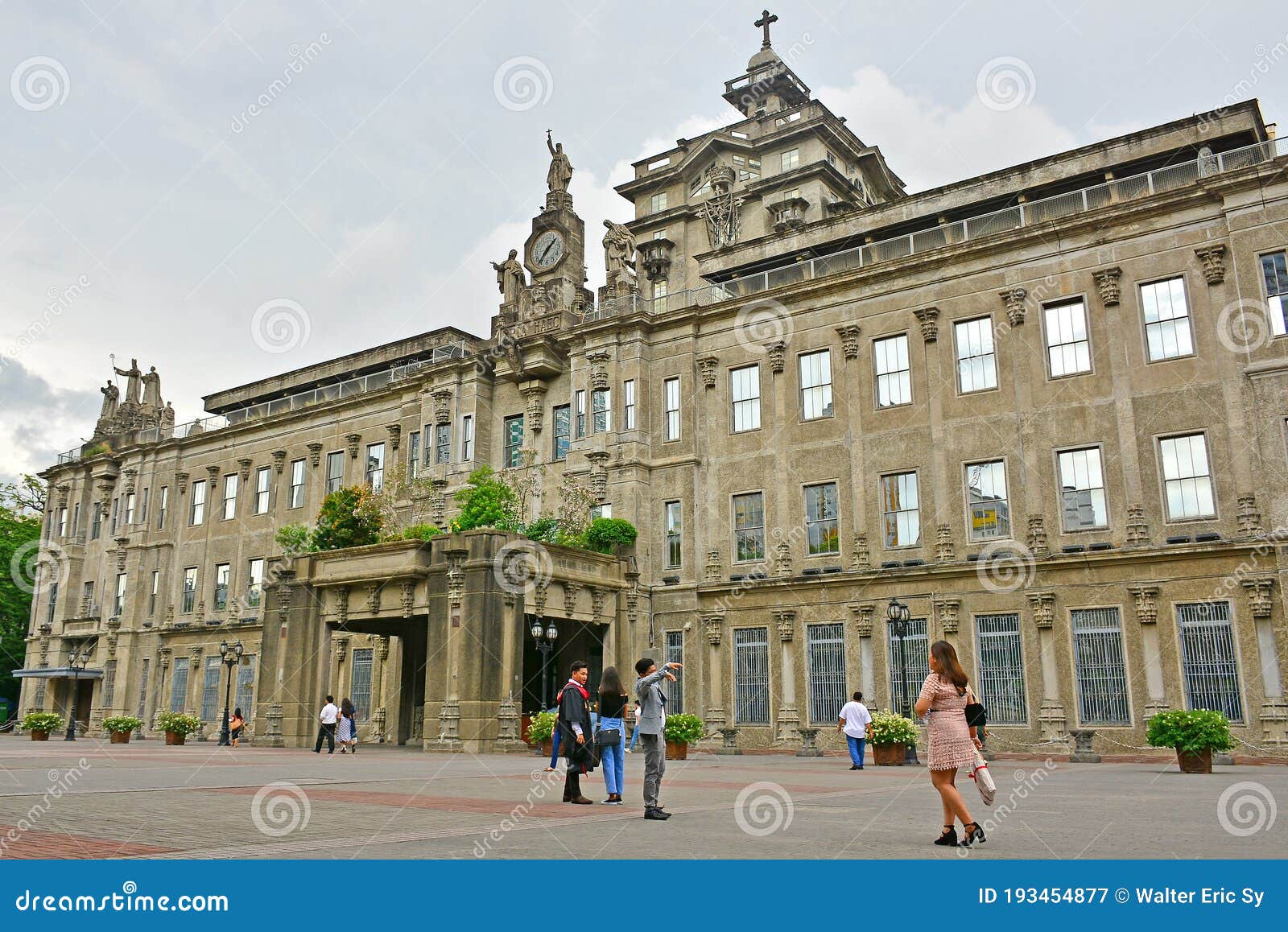 University of Santo Tomas Main Building Facade in Manila, Philippines ... University of Santo Tomas Main Building Facade in Manila, Philippines ...