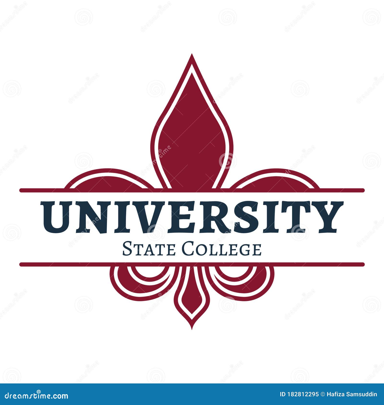 University State College Design Stock Vector - Illustration of ...