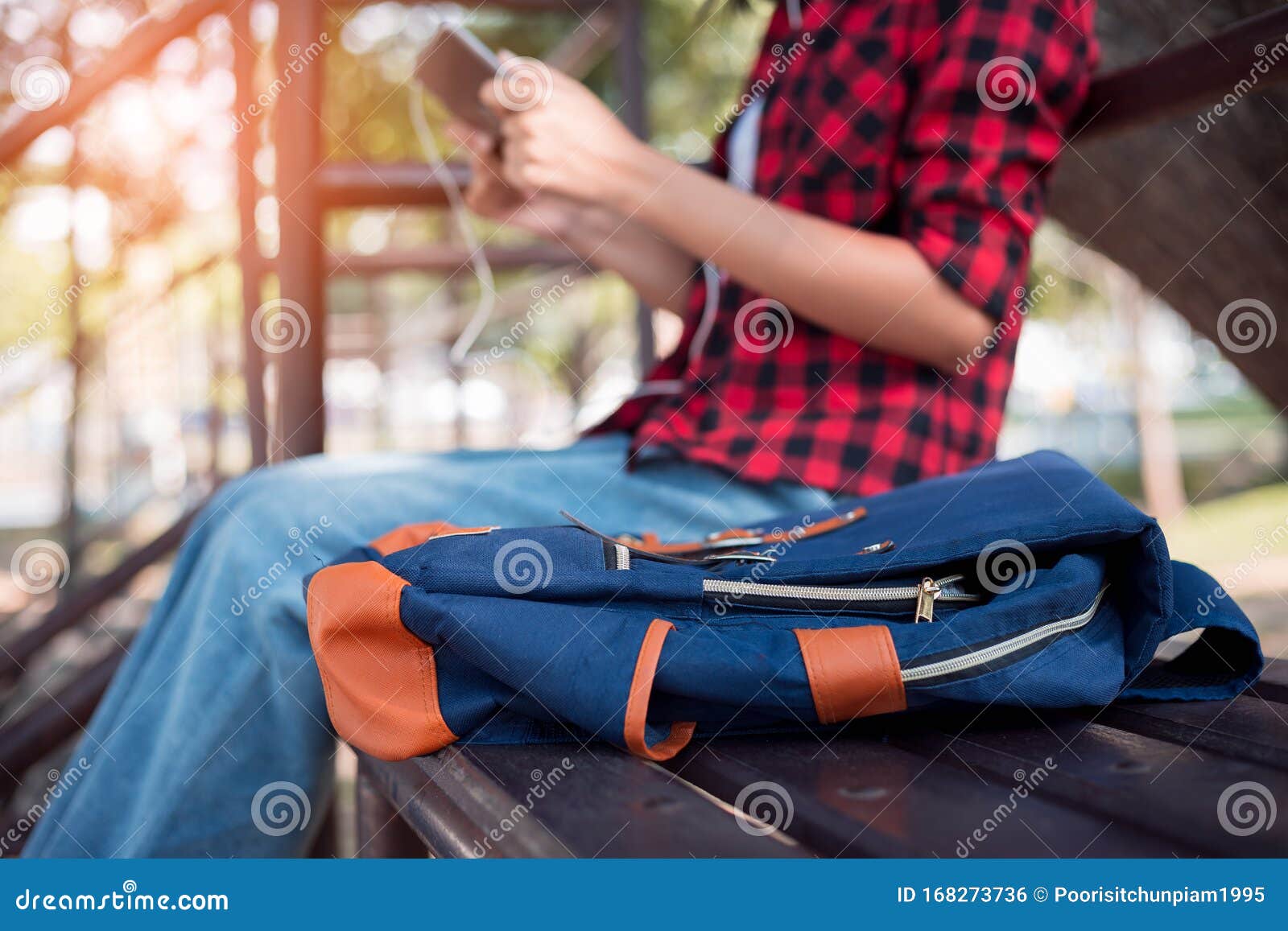 University Student Using Tablet for Study. Education Concept Stock ...