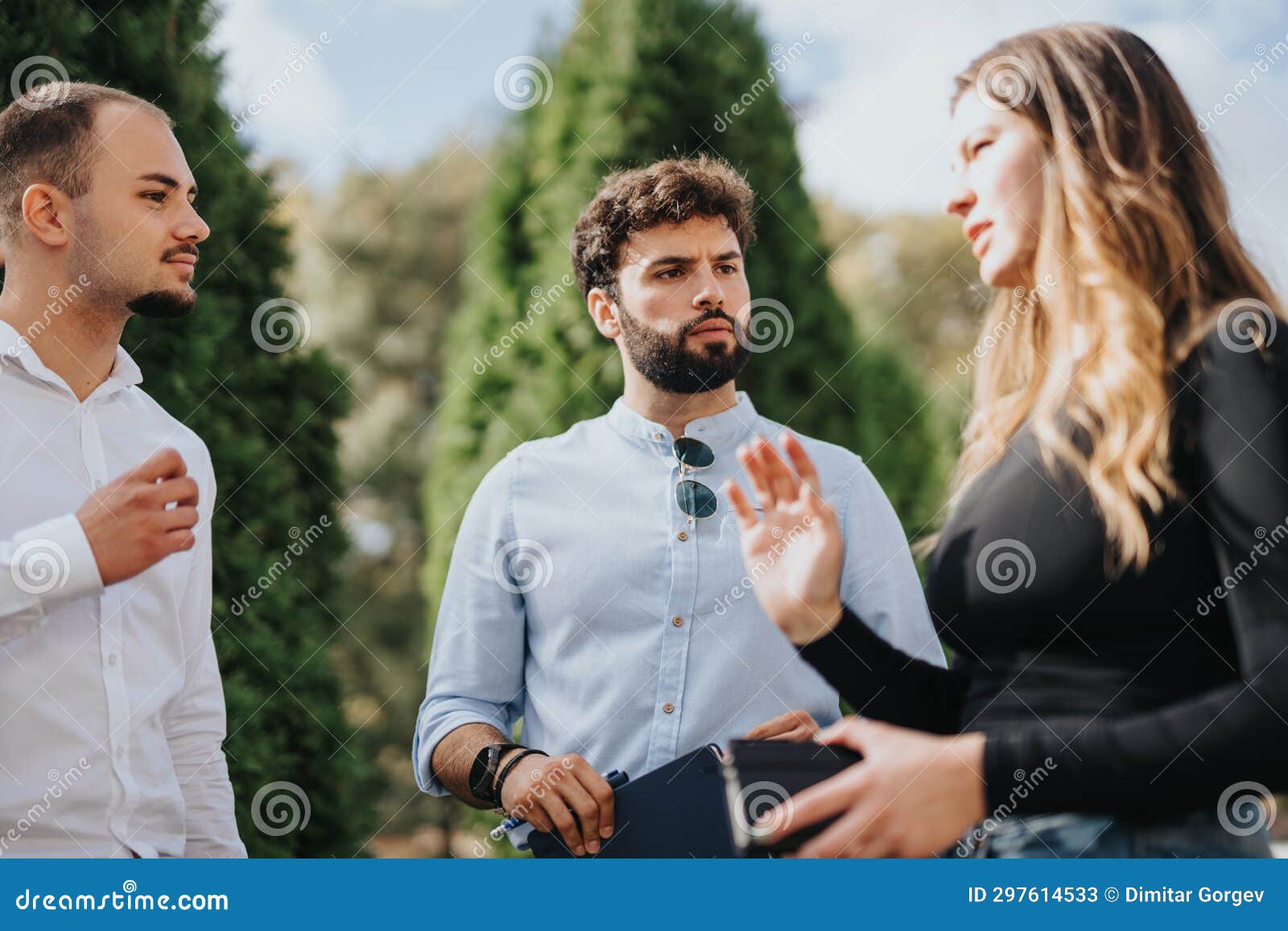 University Students Discussing Subject Topics and Solving Problems ...