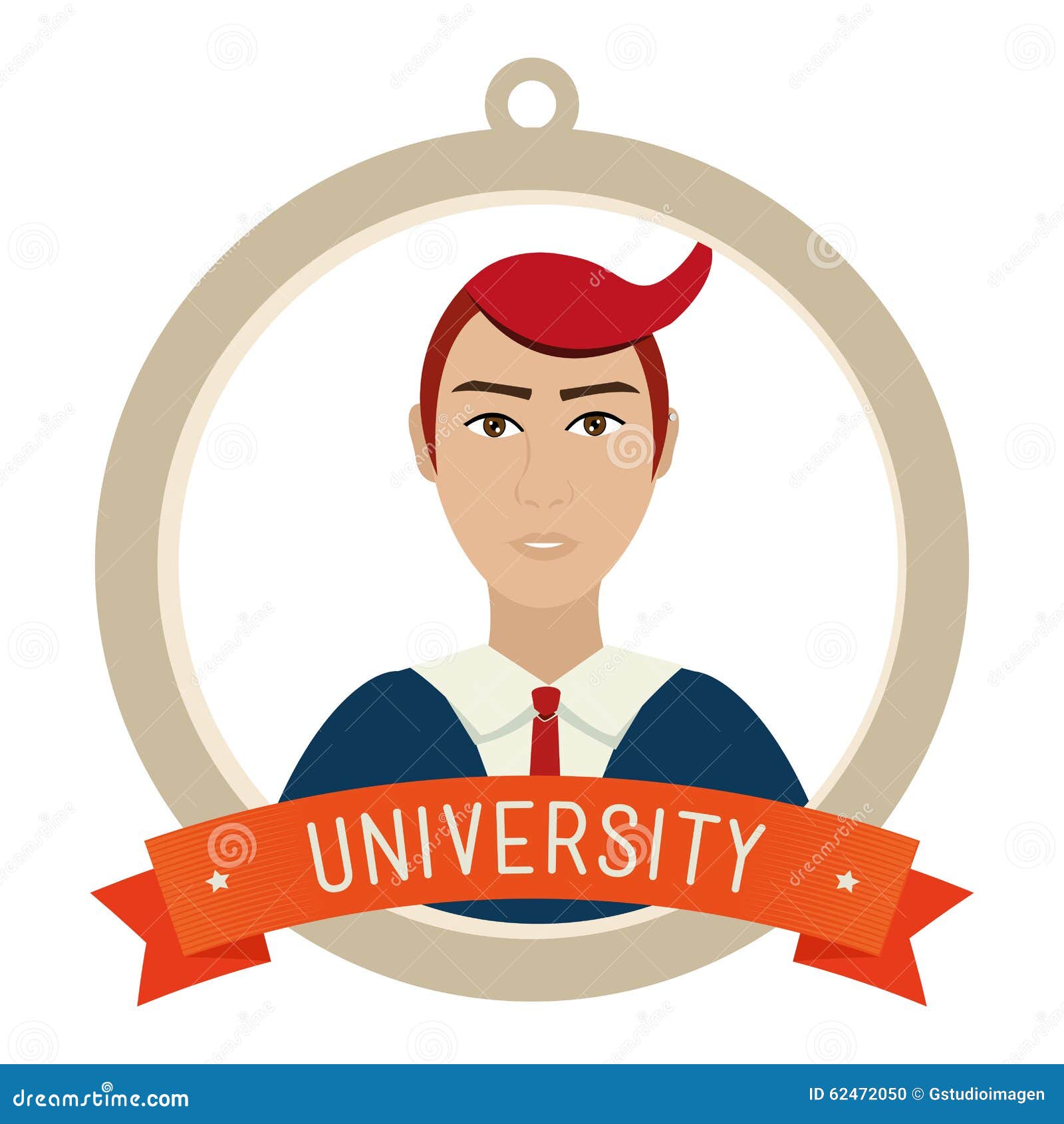 University Students Graduation Stock Illustration - Illustration of ...