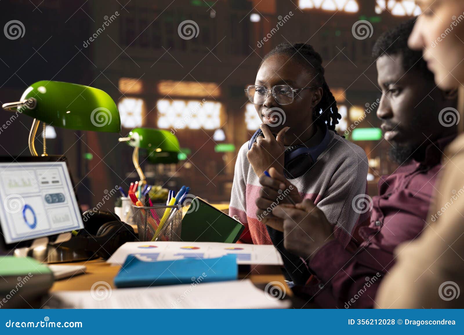 University Students Learning Accounting Principles and Financial ...