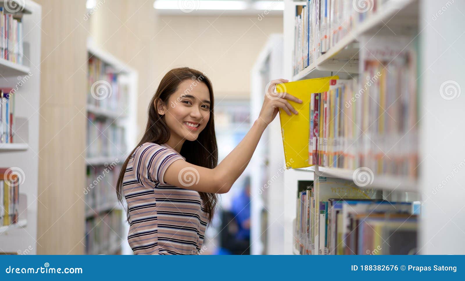 University Students in the Library Stock Photo - Image of library ...