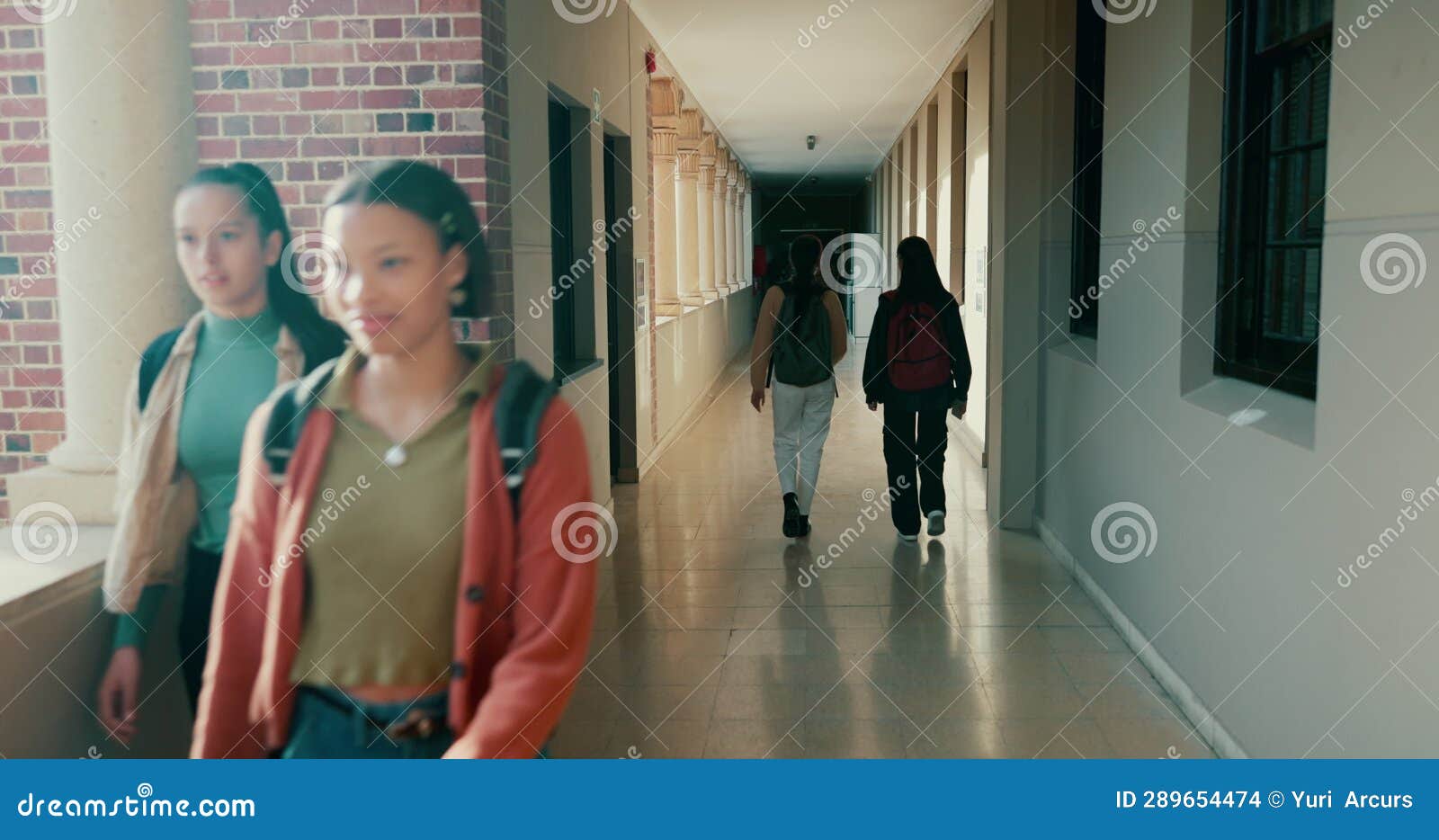 University, Students and Walking To Class on Campus for Learning ...