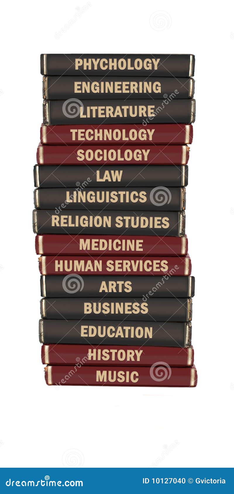 University Subject Textbooks Stock Photo - Image of learning, pencil ...