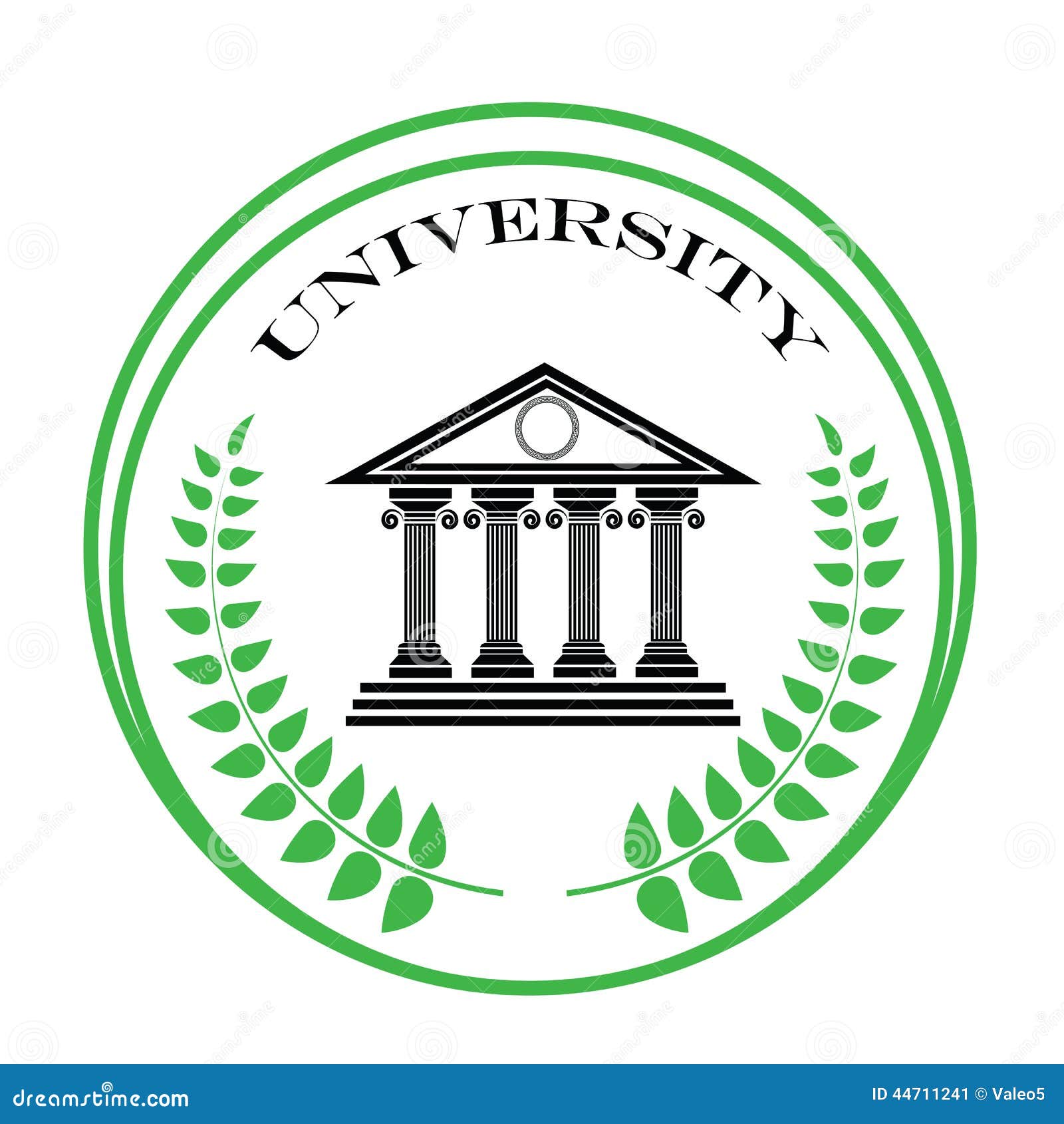 University symbol stock vector. Illustration of high - 44711241
