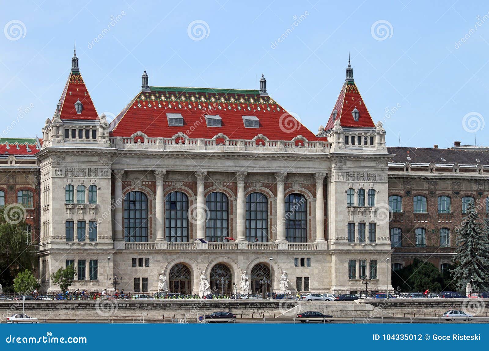 University of Technology and Economics in Budapest Stock Photo - Image ...