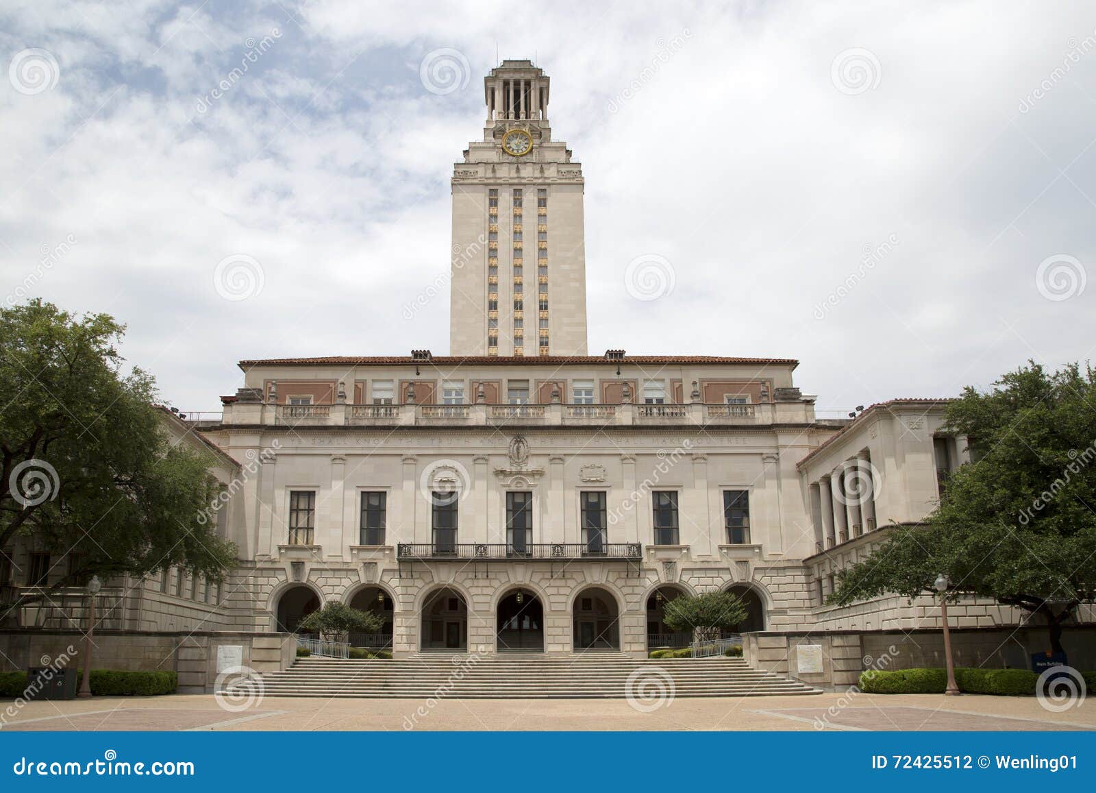 University of Texas at Austin Campus Stock Photo - Image of modern ...