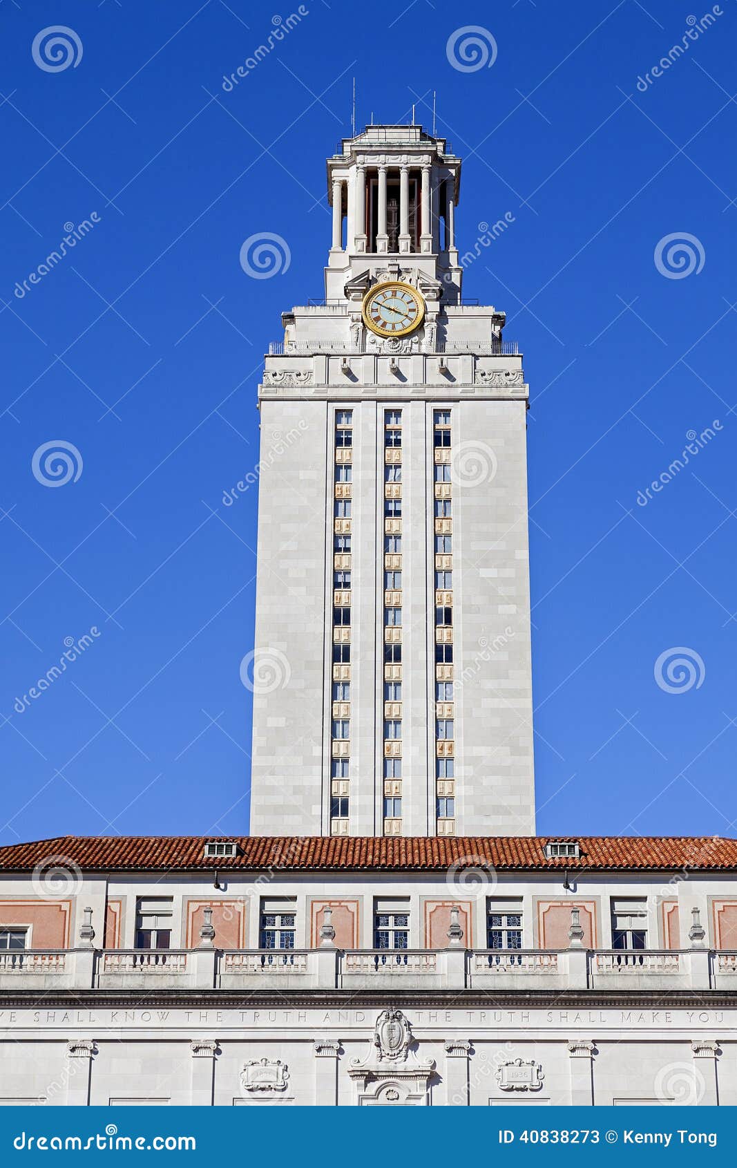 University of Texas at Austin Stock Image - Image of exterior, main ...